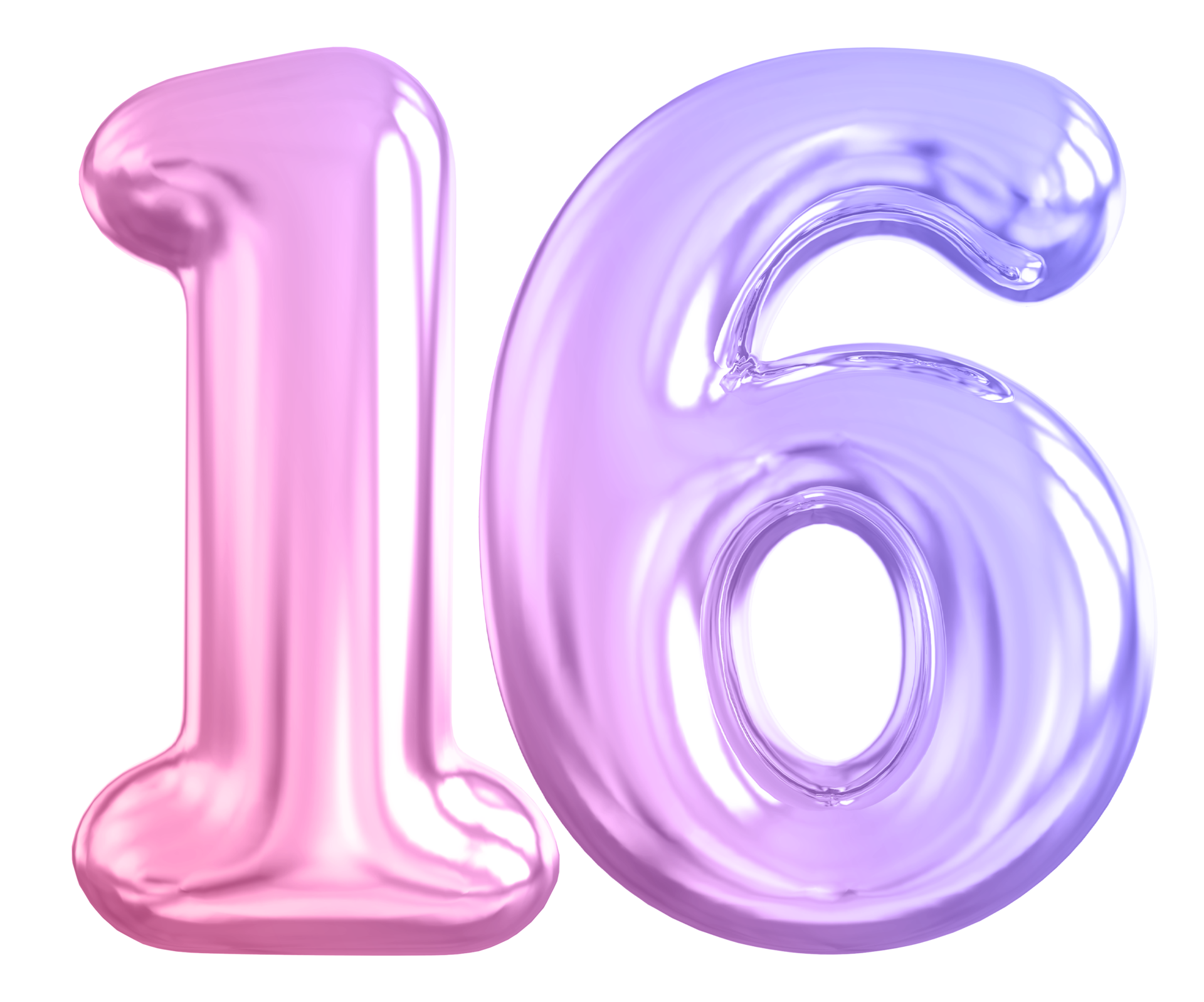 16 number gradient 3d render 36308469 PNG 16 number gradient 3d render 36308469 PNG