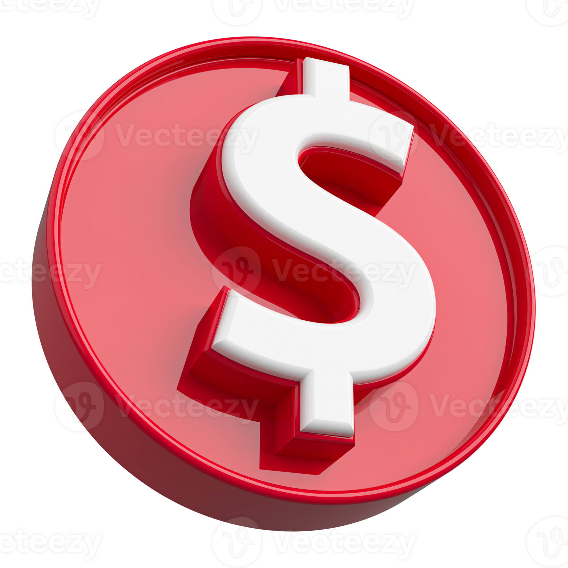 Symbol Dollar Icon 3d Render 36308636 Png