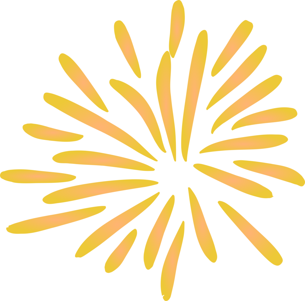 The firework yellow color PNG 36311855 PNG