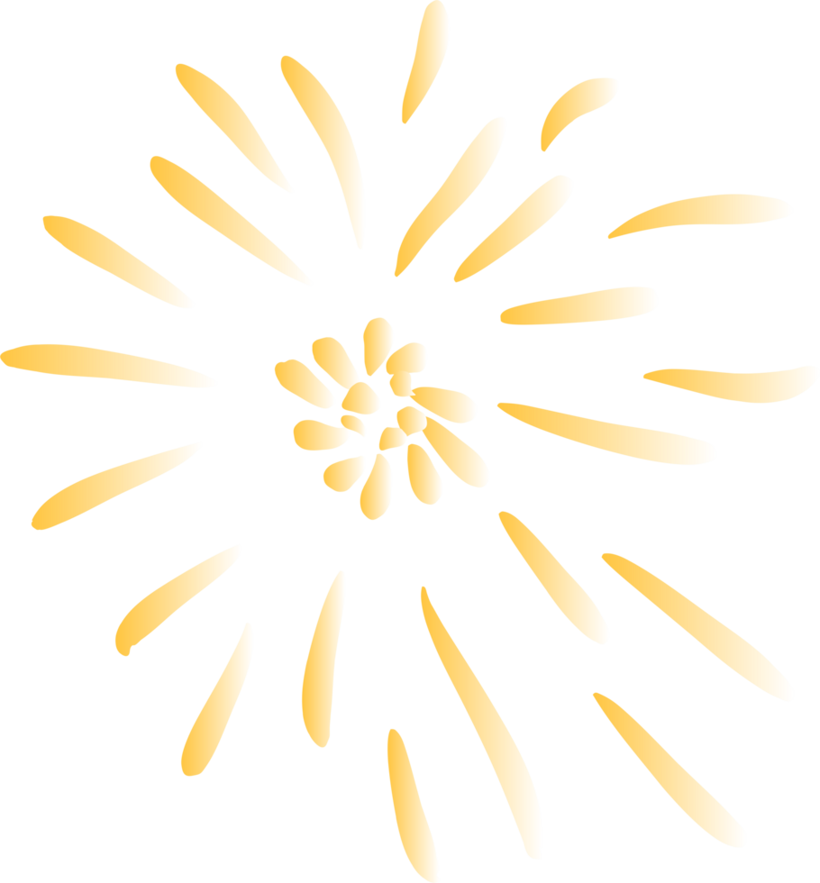 The firework yellow color PNG 36311866 PNG