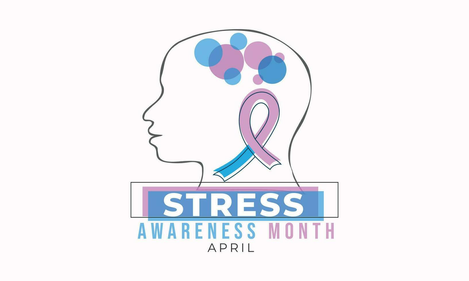National Stress Awareness Month. background, banner, card, poster ... National Stress Awareness Month. background, banner, card, poster ...