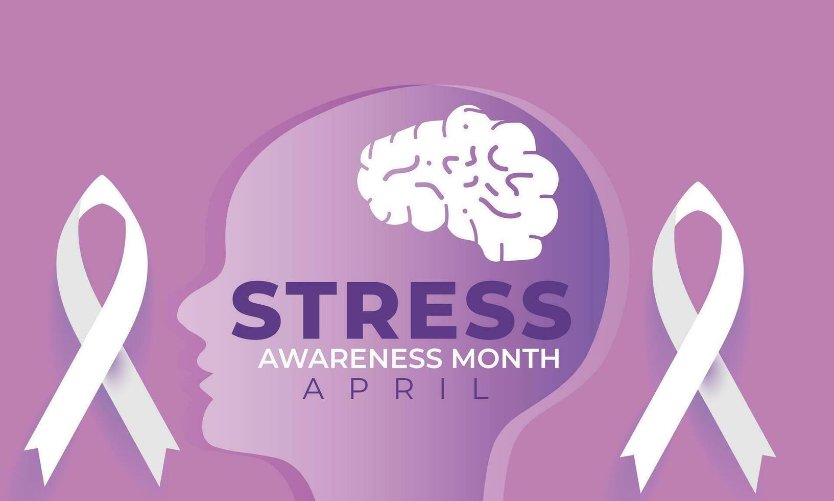 National Stress Awareness Month. background, banner, card, poster ... National Stress Awareness Month. background, banner, card, poster ...