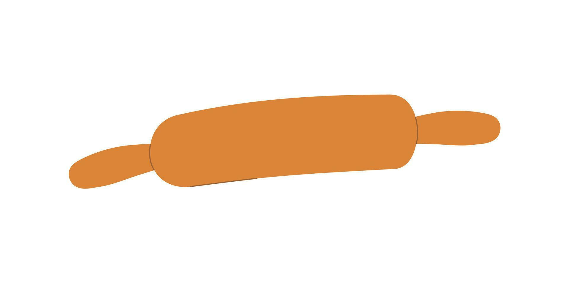 Rolling Pin Kitchen Utensil Used To Roll Out And Flatten Dough For