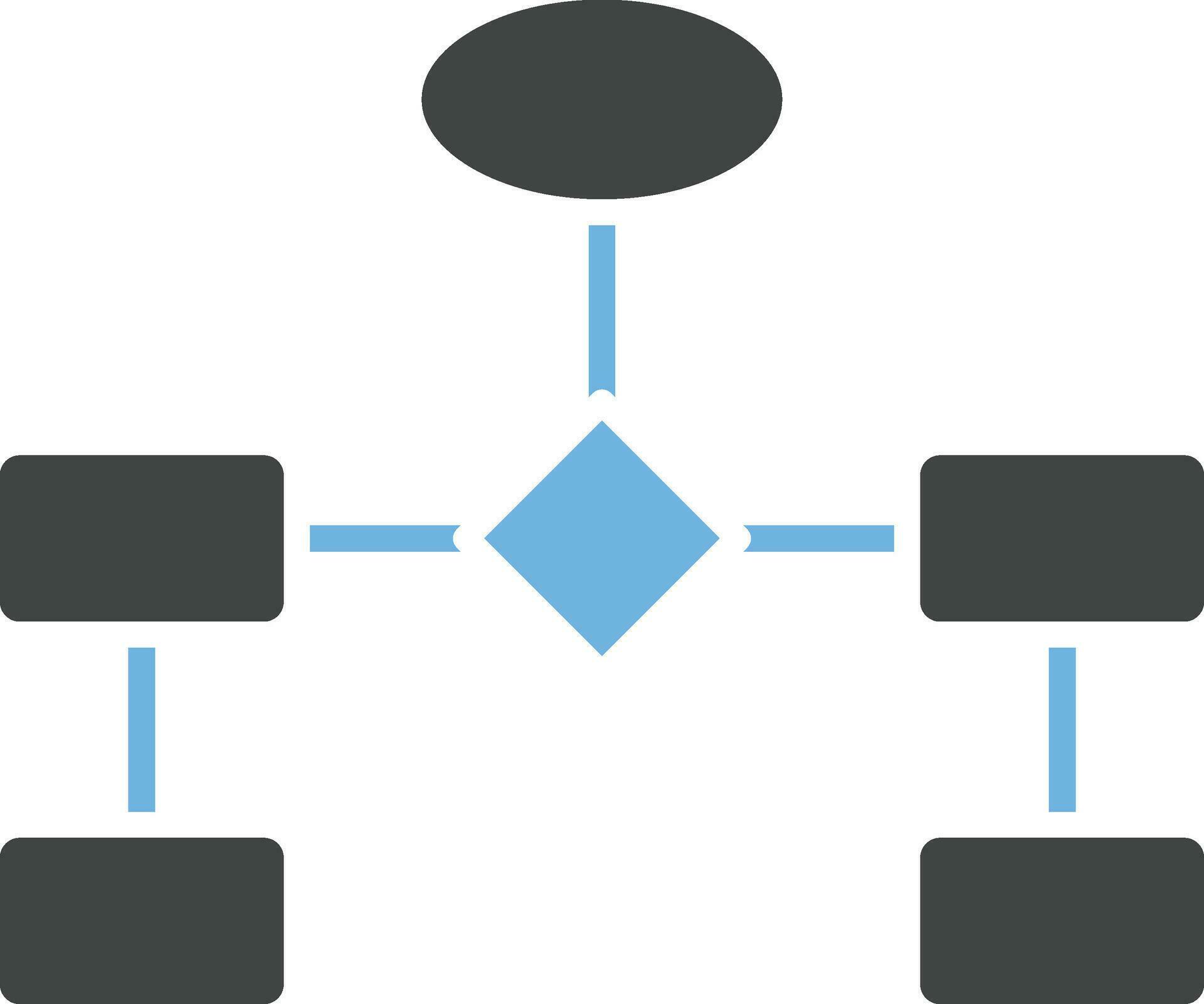 Flowchart icon vector image. 36319231 Vector Art at Vecteezy