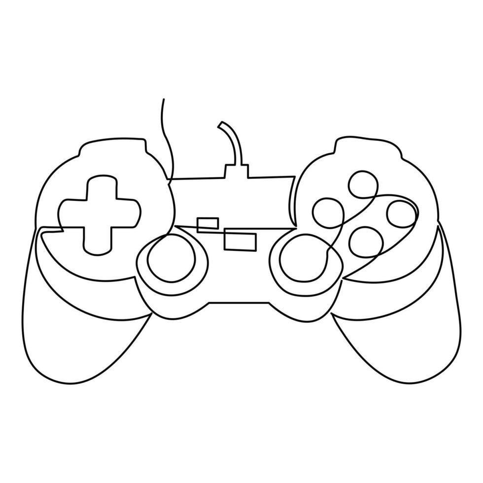 Page 2 Game Controller Outline Vector Art Icons And Graphics For Free Download