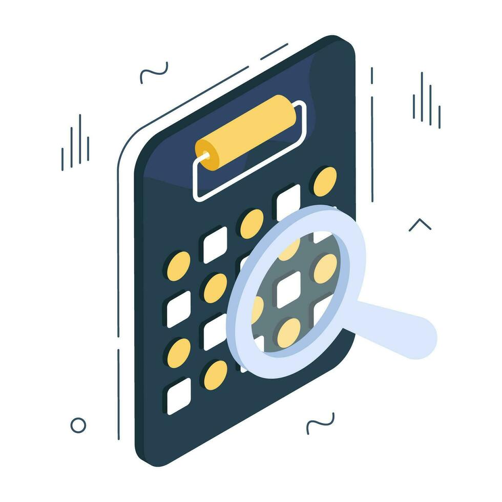 Conceptual isometric design icon search apps 36321352 Vector Art at ...