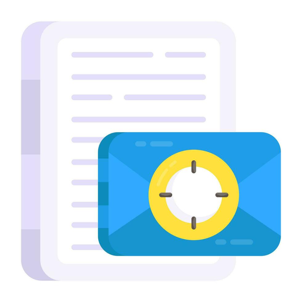 Conceptual flat design icon of target file 36321809 Vector Art at Vecteezy