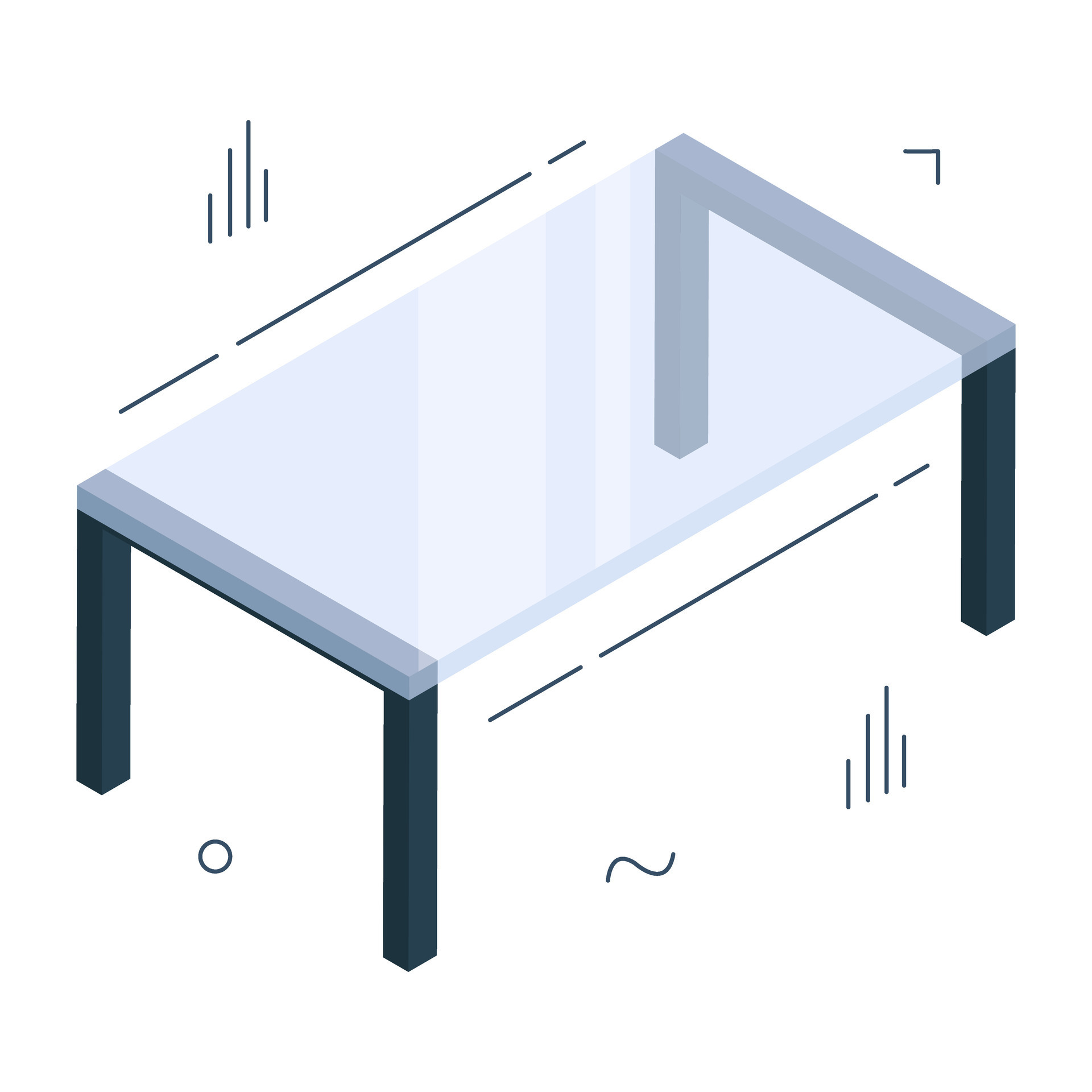 A unique design icon of rectangular table 36321919 Vector Art at Vecteezy