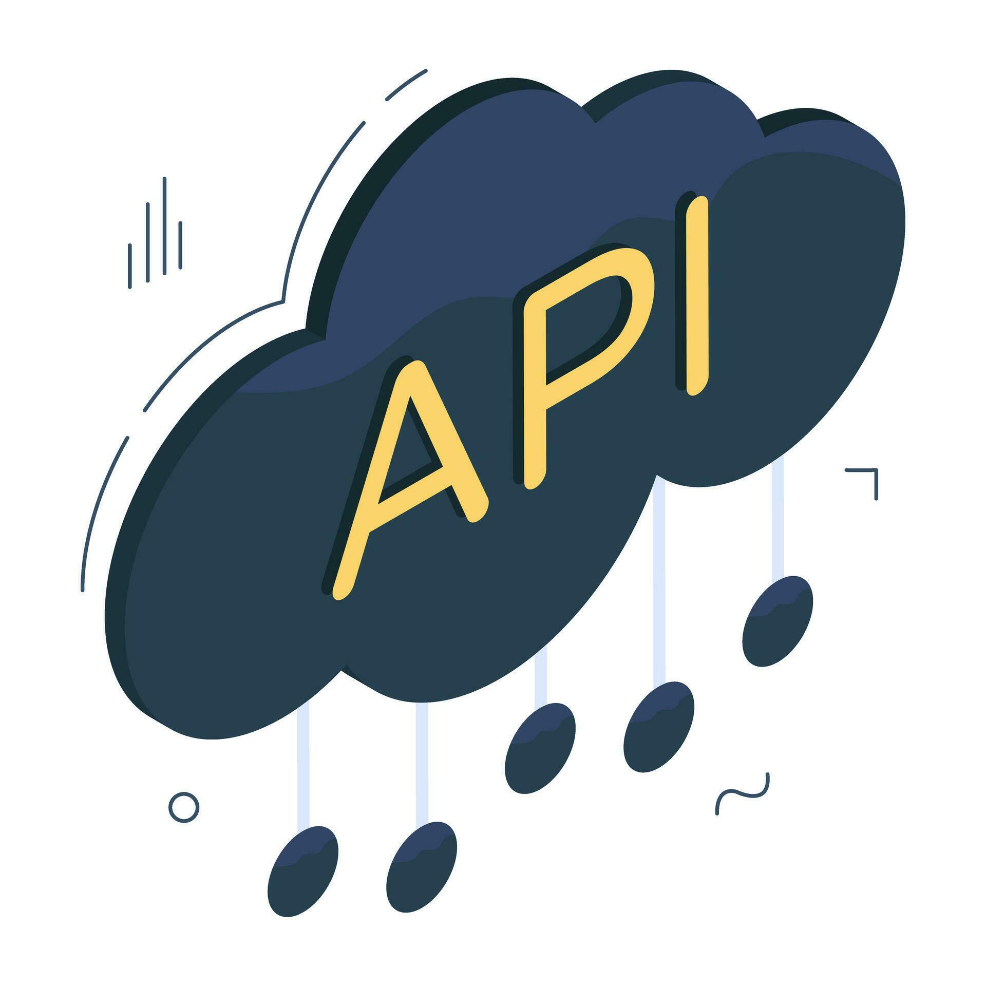 An Icon Design Of Application Programming Interface 36322282 Vector Art At Vecteezy