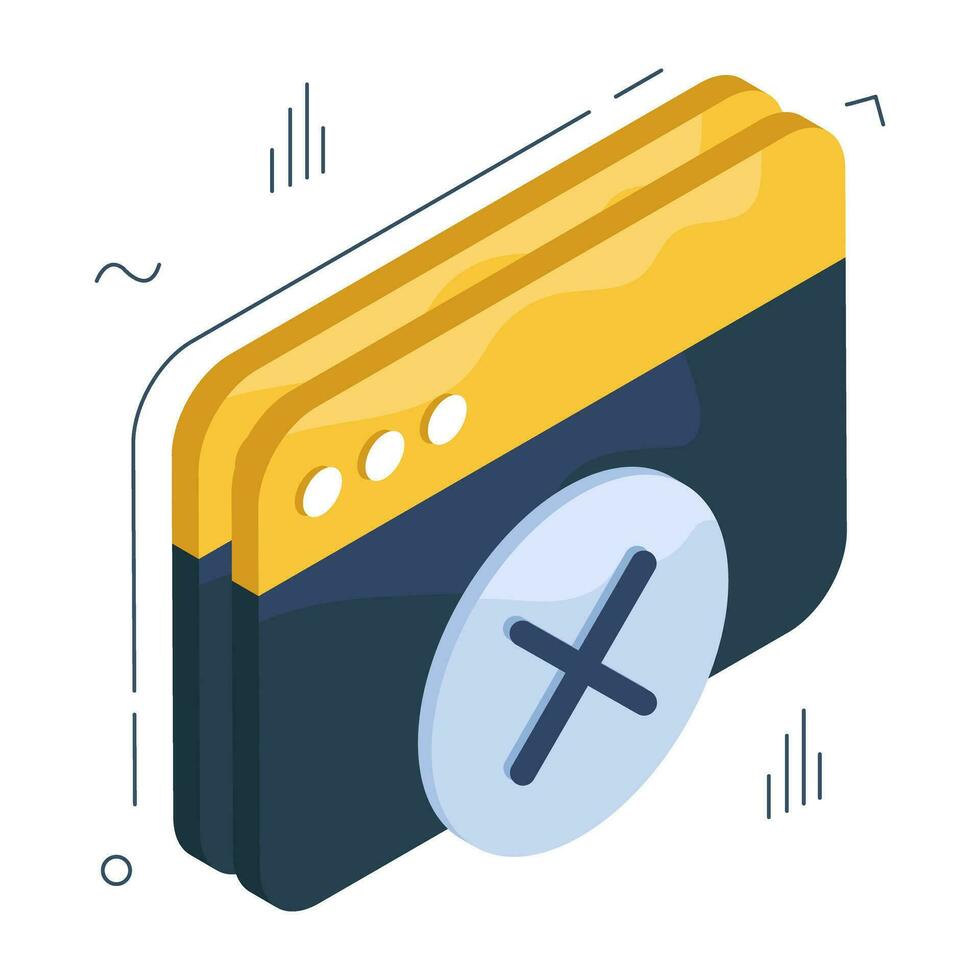 An icon design of block website 36322364 Vector Art at Vecteezy