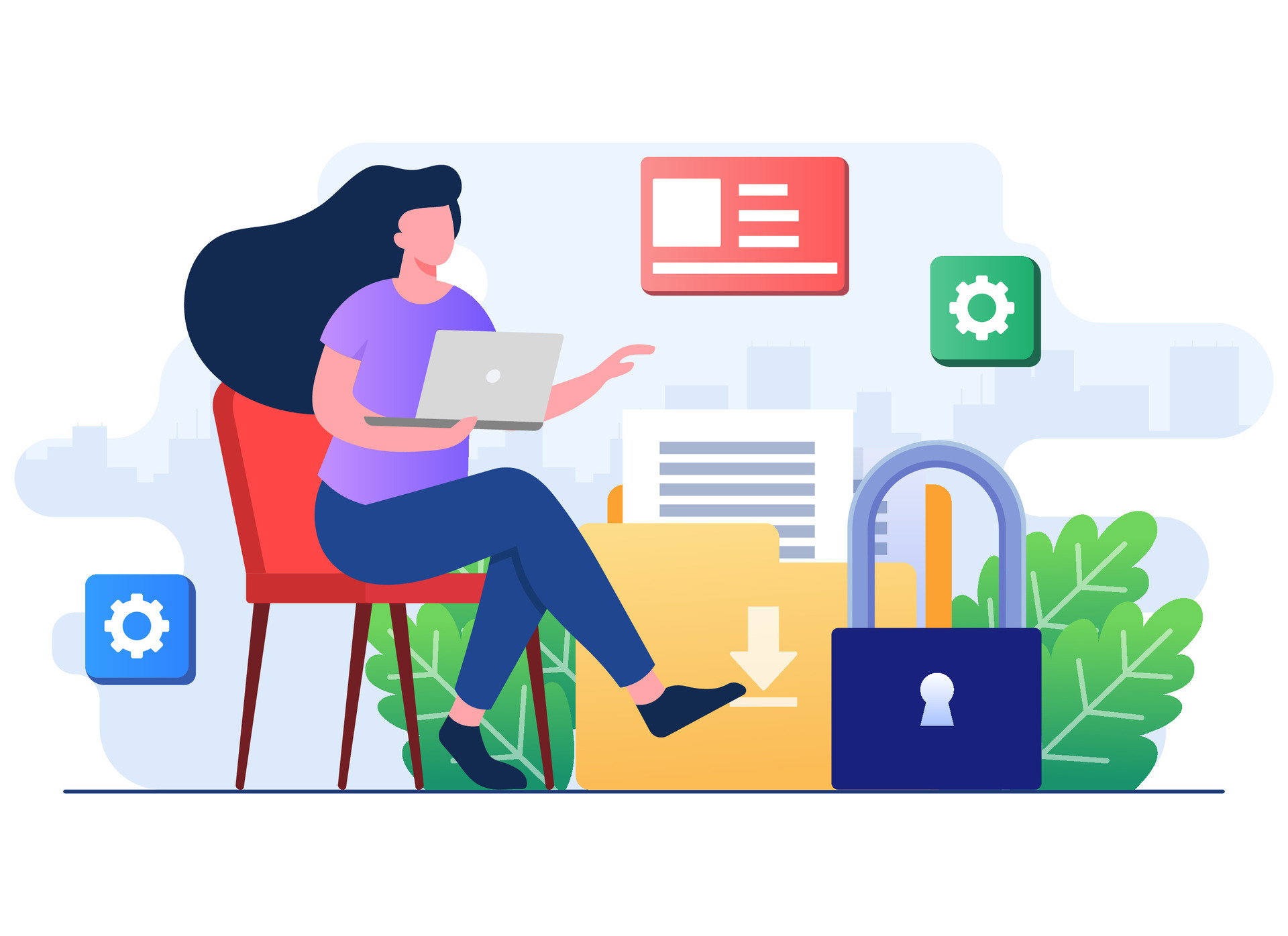 Personal Data Protection Cyber Security Internet Security Or Information Privacy Password