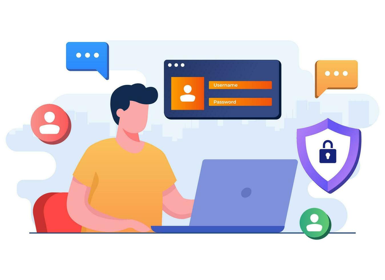 secure personal data using password protection, Cyber security, Network ... secure personal data using password protection, Cyber security, Network ...
