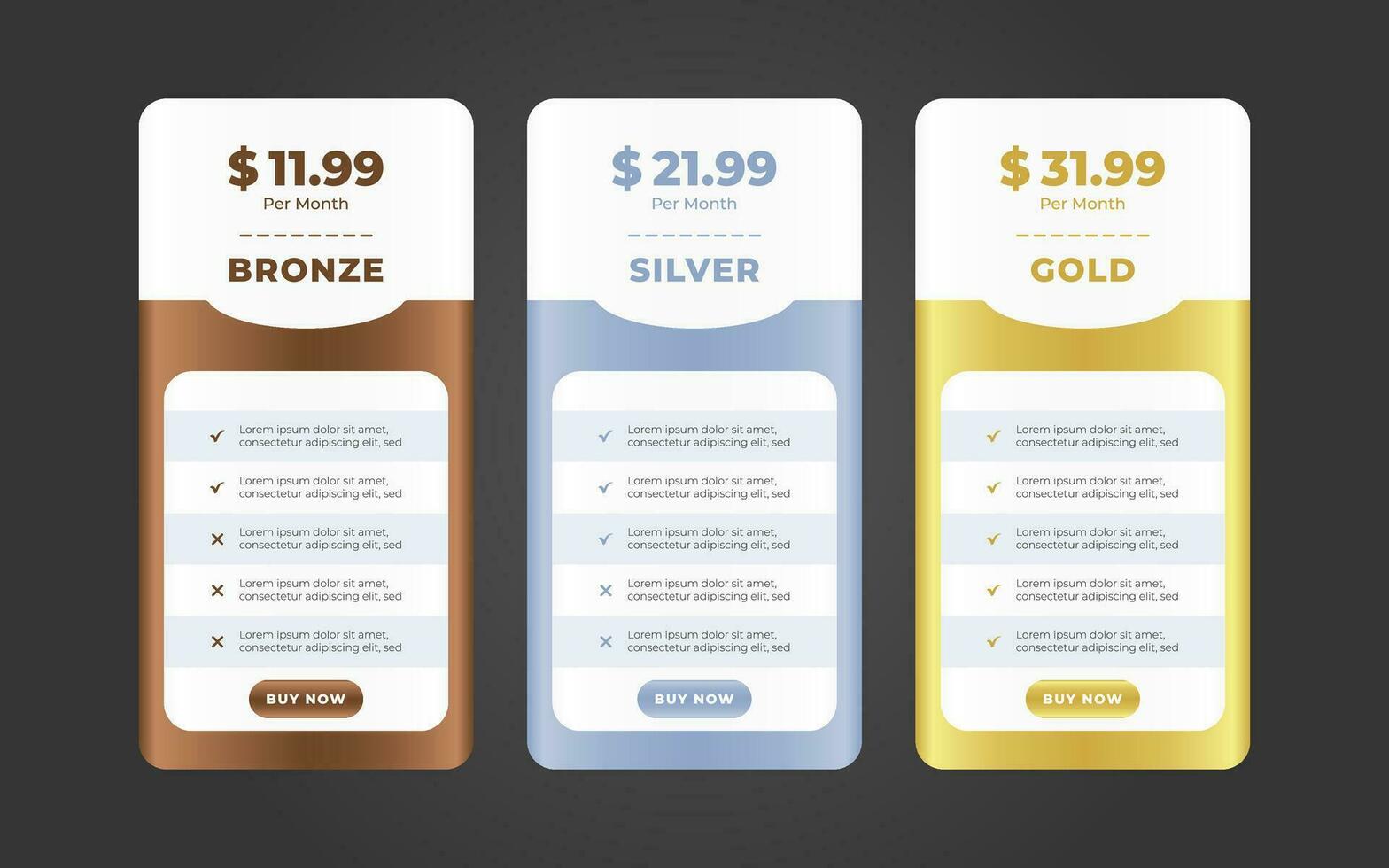 Vector modern pricing table design template 36328390 Vector Art at Vecteezy Vector modern pricing table design template 36328390 Vector Art at Vecteezy