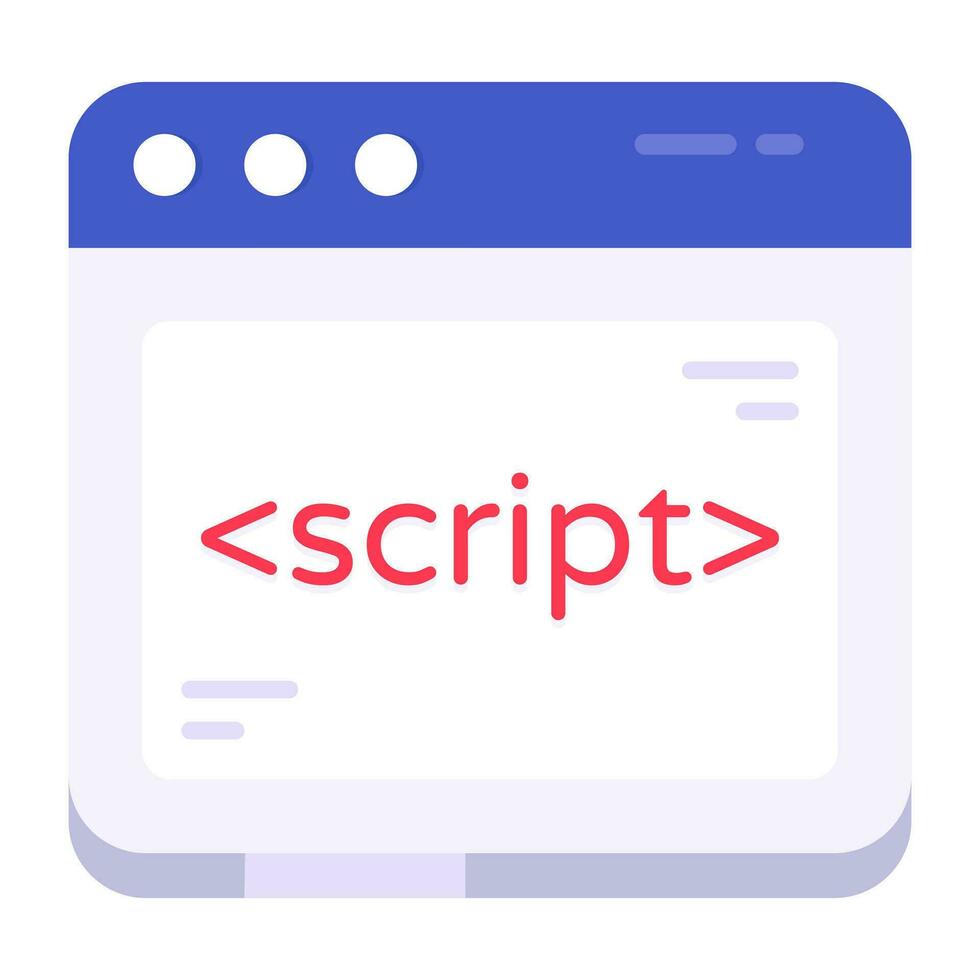 Editable Design Icon Of Web Script 36329713 Vector Art At Vecteezy