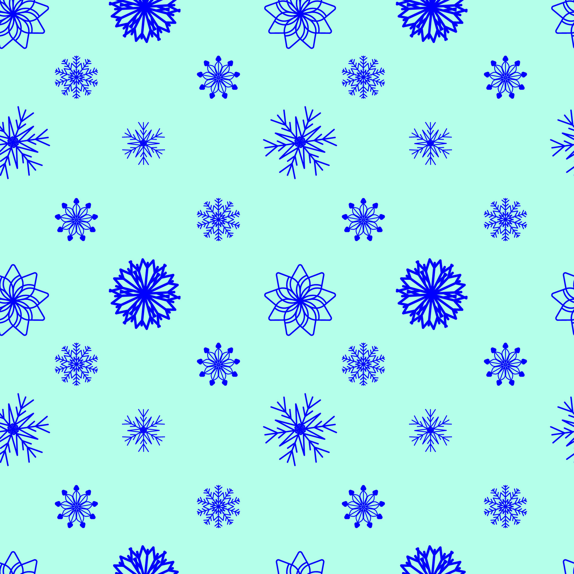 Snowflake seamless pattern 36335899 Vector Art at Vecteezy