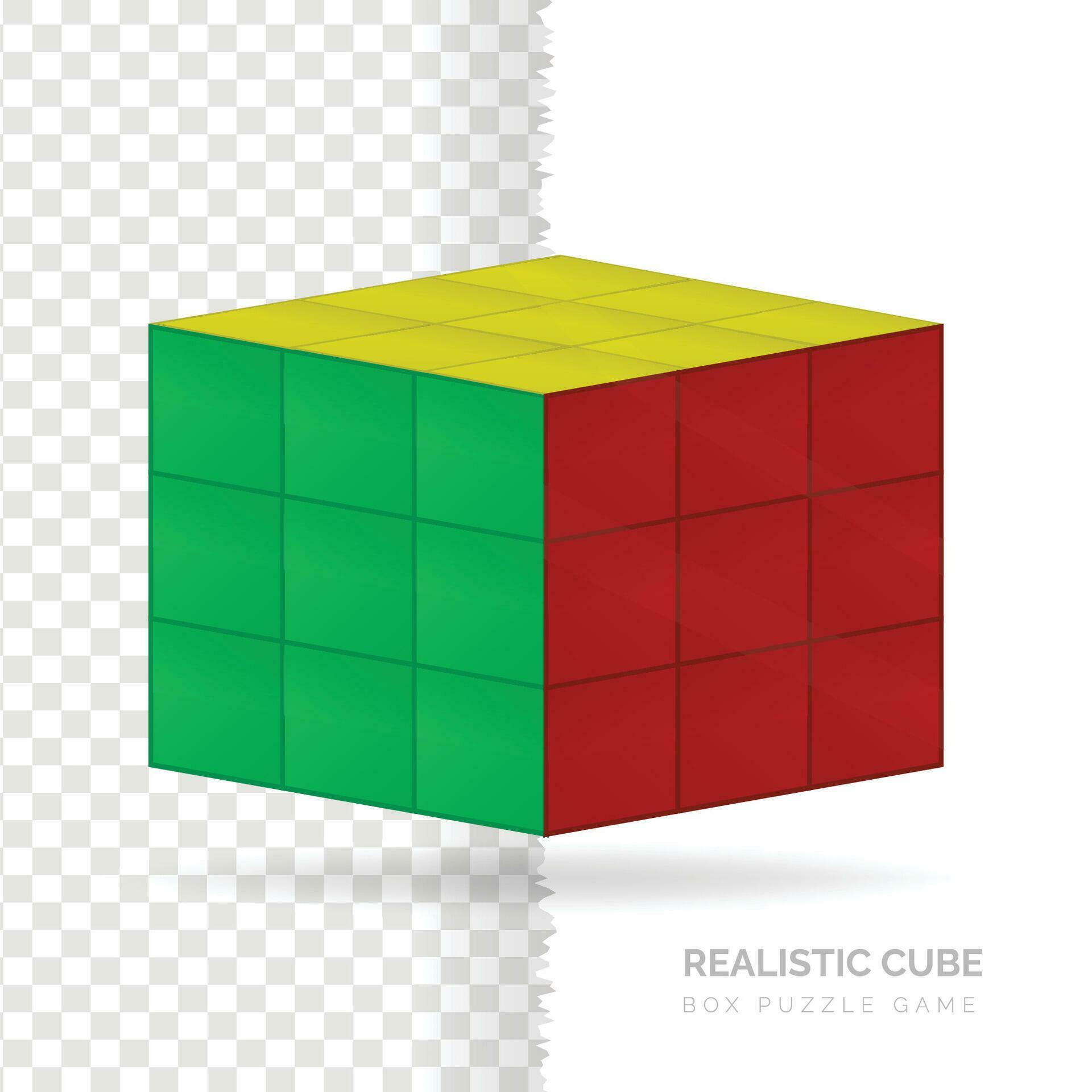 Cube puzzle box game, mathematical problem game 36337461 Vector Art at ...