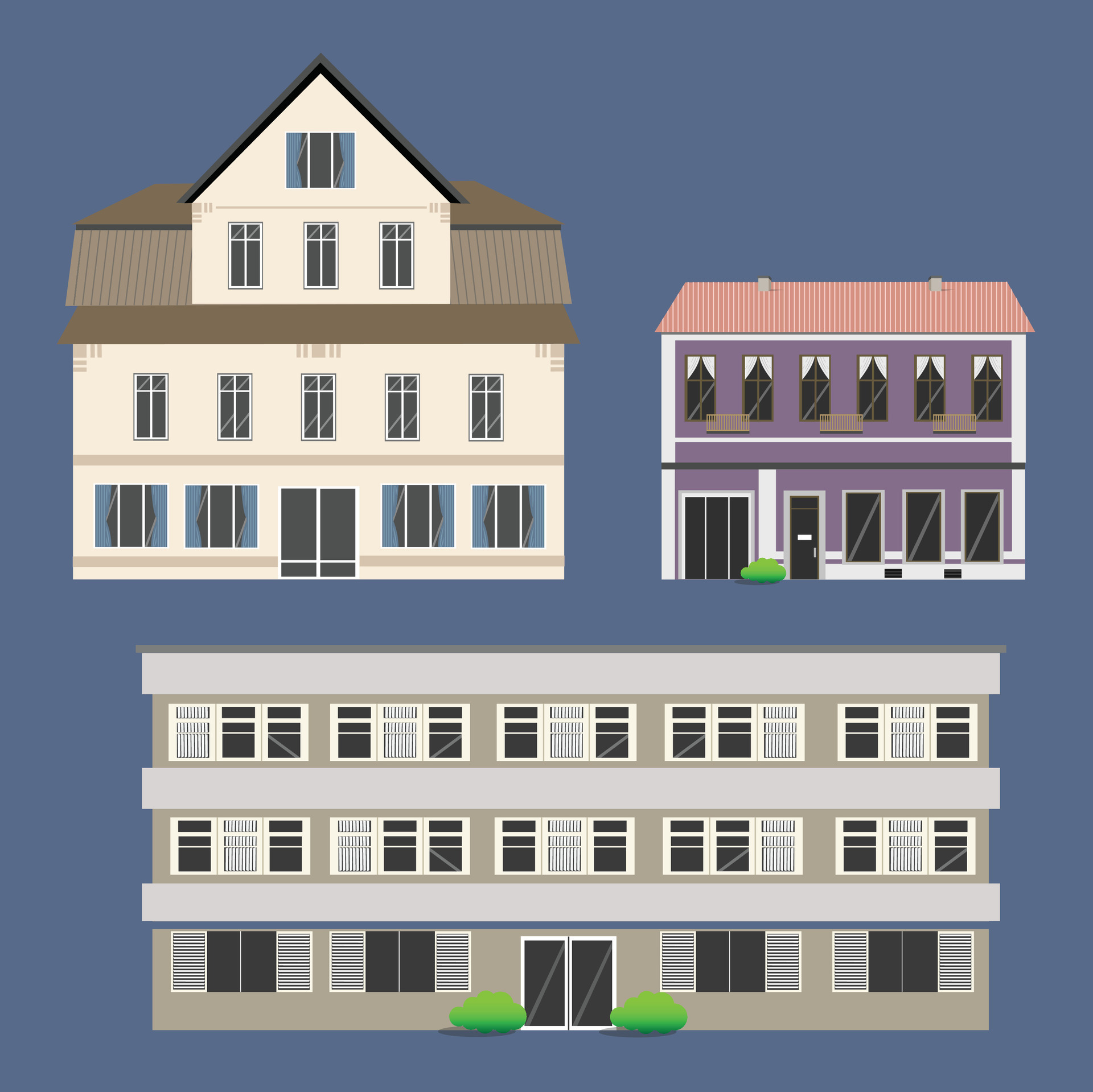 Classic building vector 36340888 Vector Art at Vecteezy