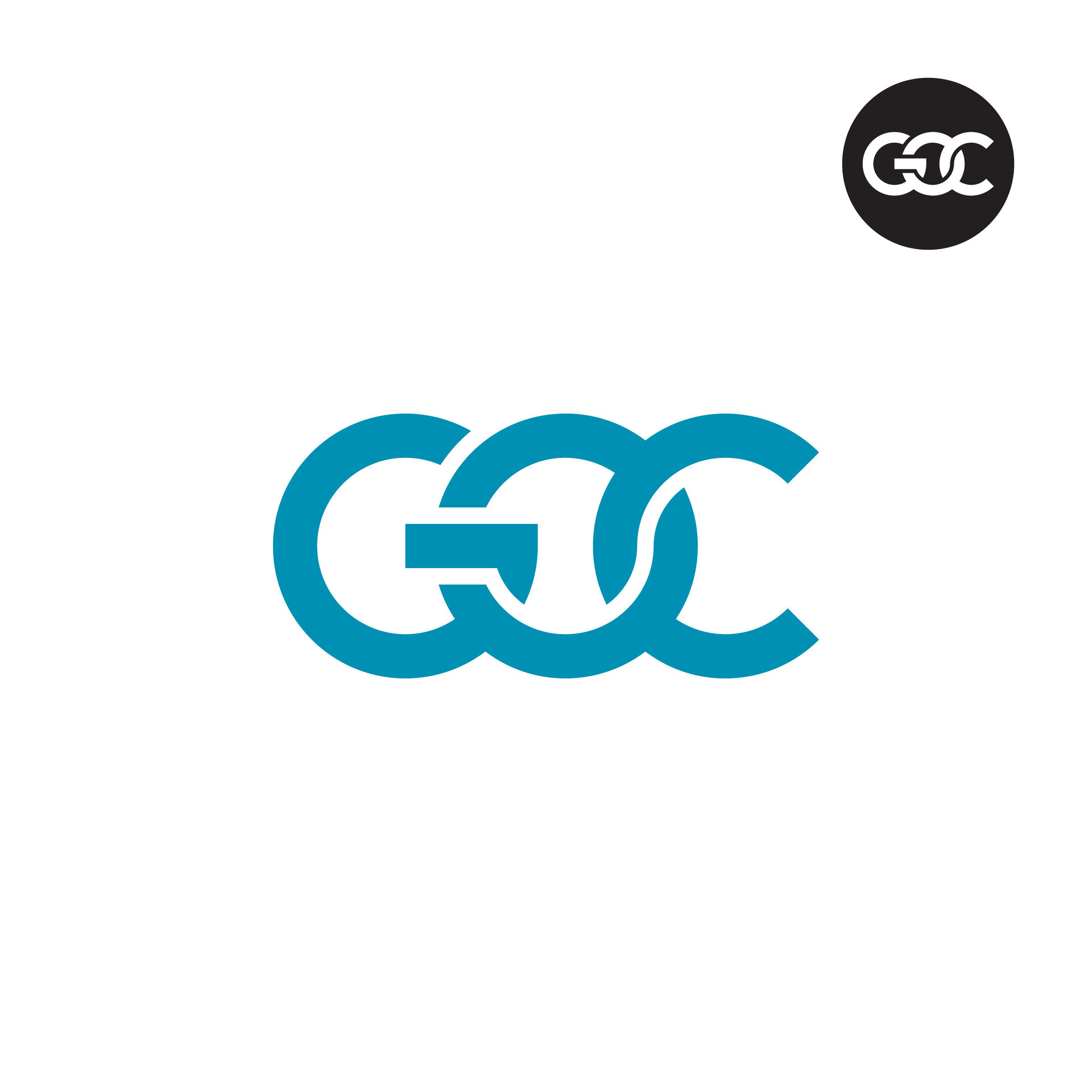Letter Goc Monogram Logo Design 36345499 Vector Art At Vecteezy