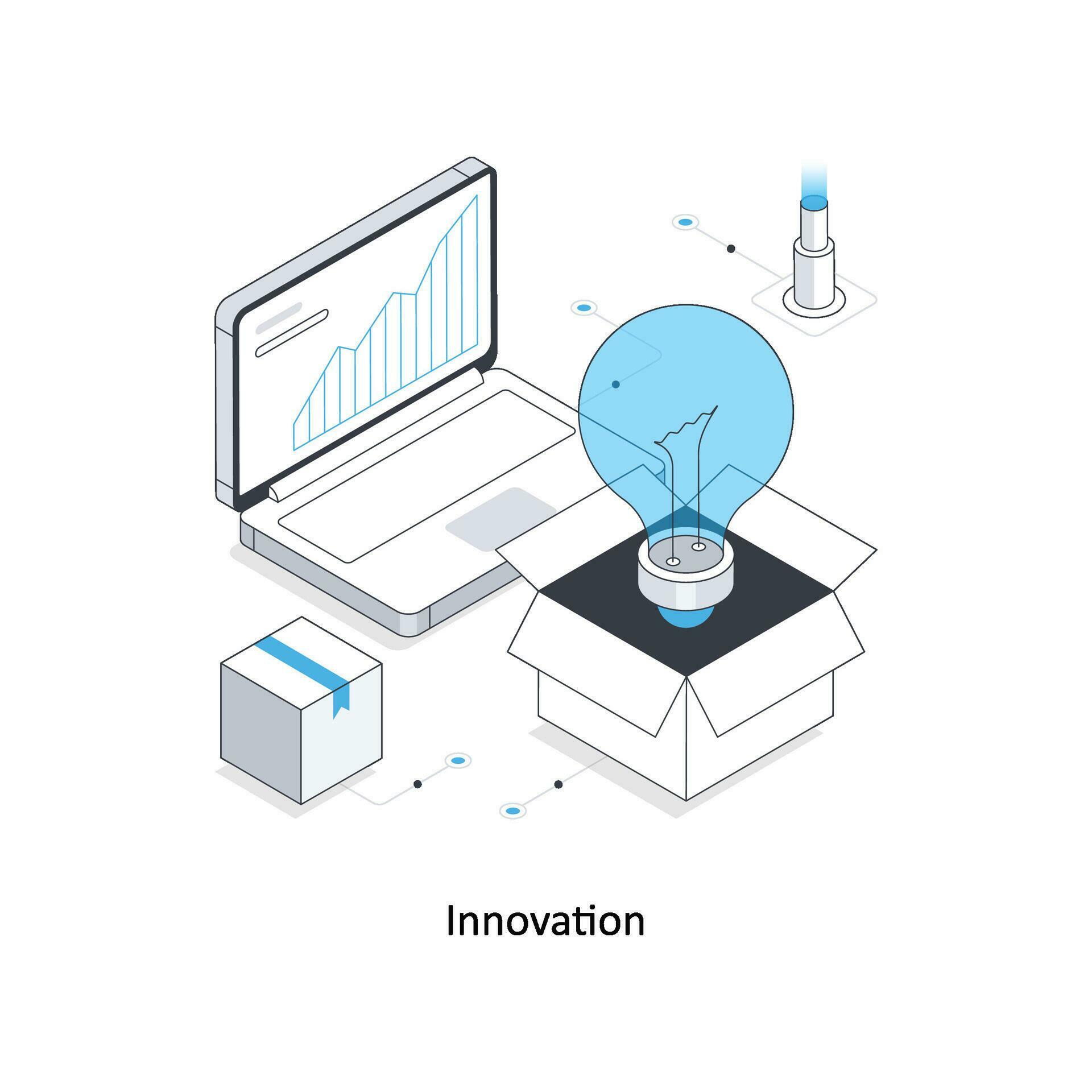 Innovation Isometric Stock Illustration Eps File 36346265 Vector Art At Vecteezy