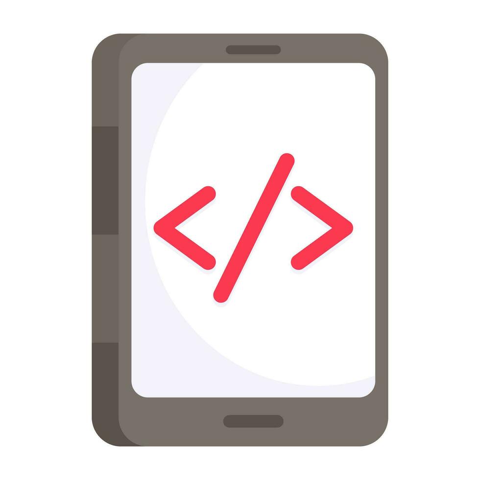 Trendy vector design of mobile programming 36350413 Vector Art at Vecteezy