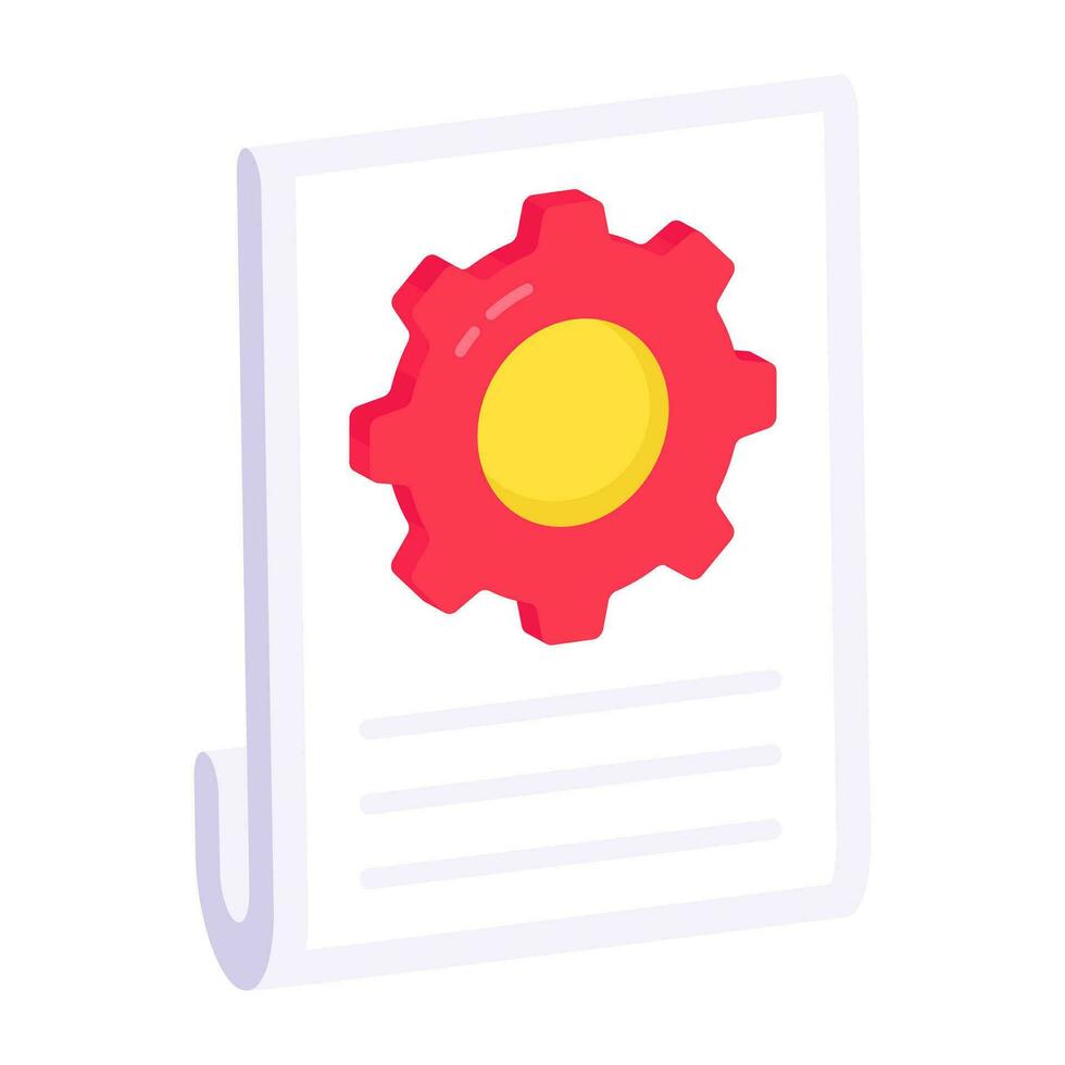 Modern Design Icon Of File Setting 36352361 Vector Art At Vecteezy