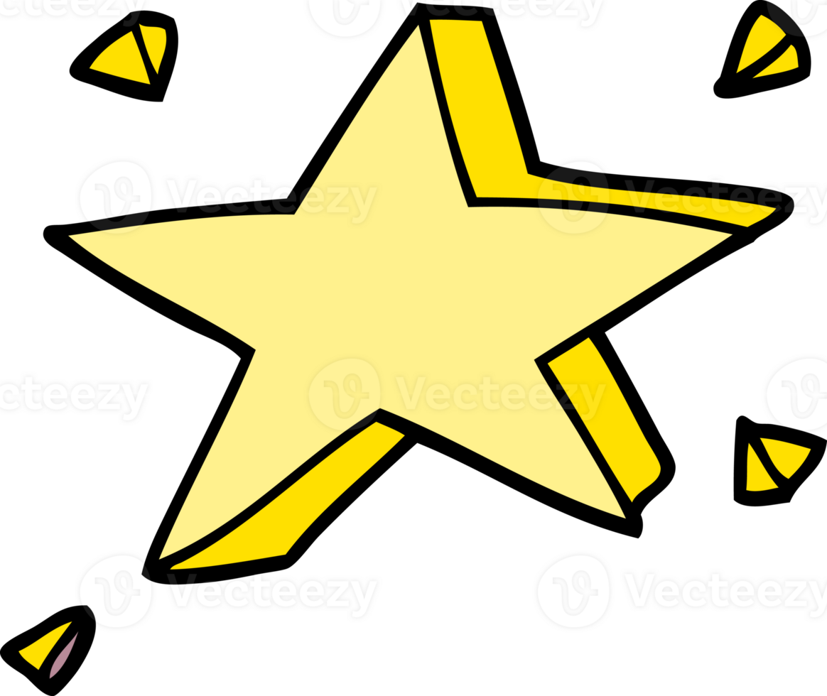 dessin animé doodle étoiles jaunes 36353477 PNG