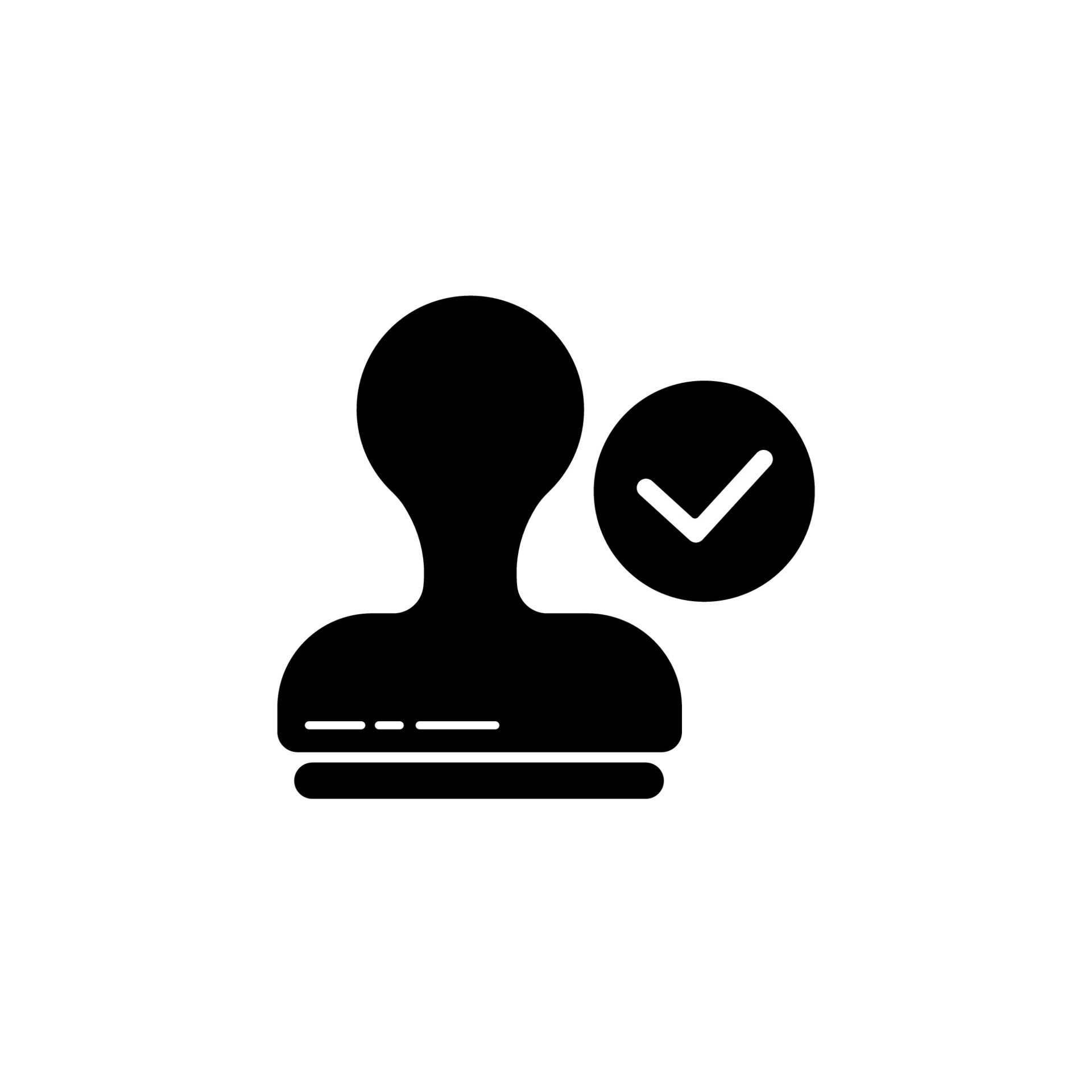 rubber stamp concept line icon. Simple element illustration. rubber ... rubber stamp concept line icon. Simple element illustration. rubber ...