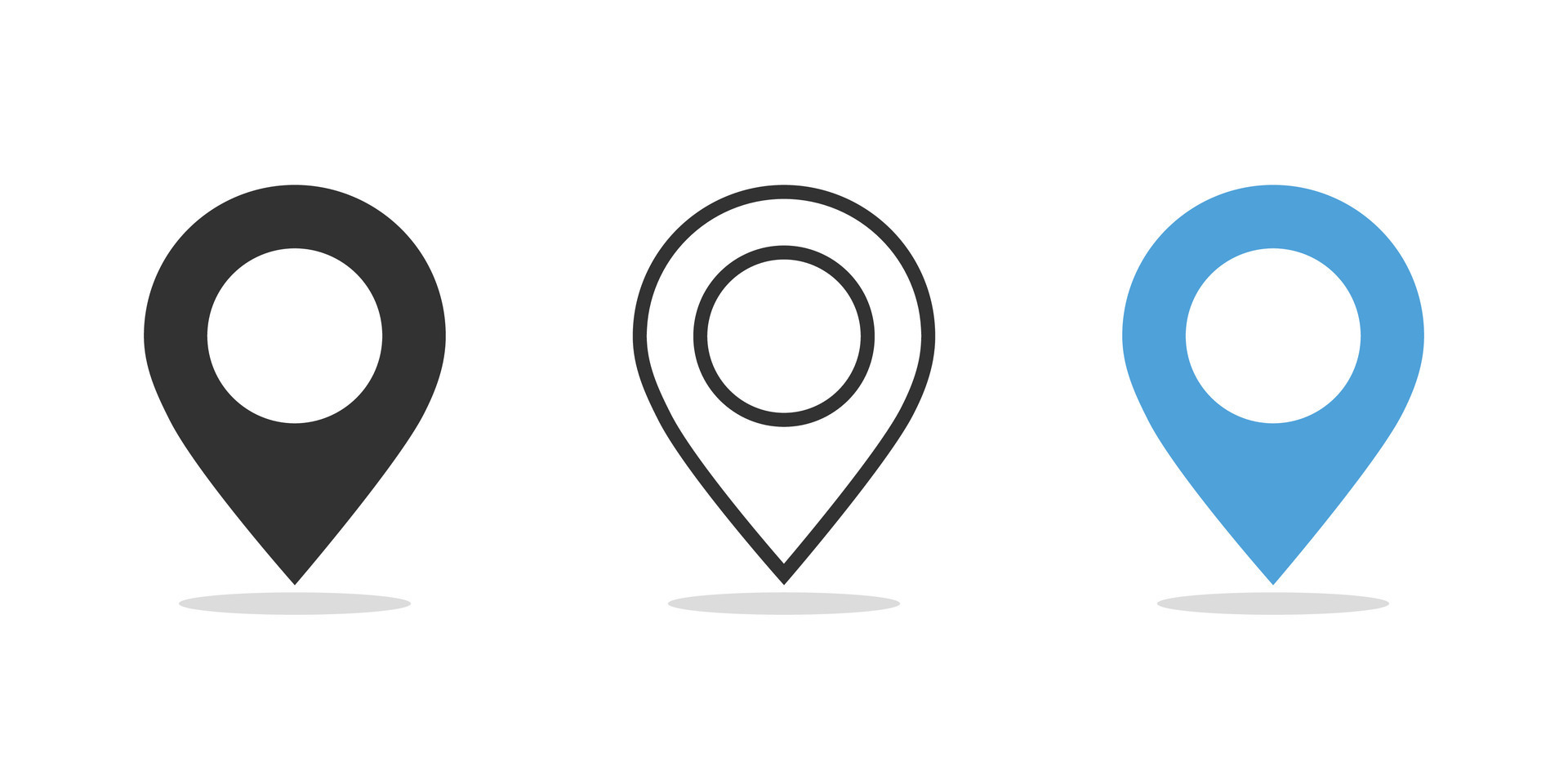 Geolocation Icon Vector Mark Location Symbol Navigation Map Location Pin Position Vector