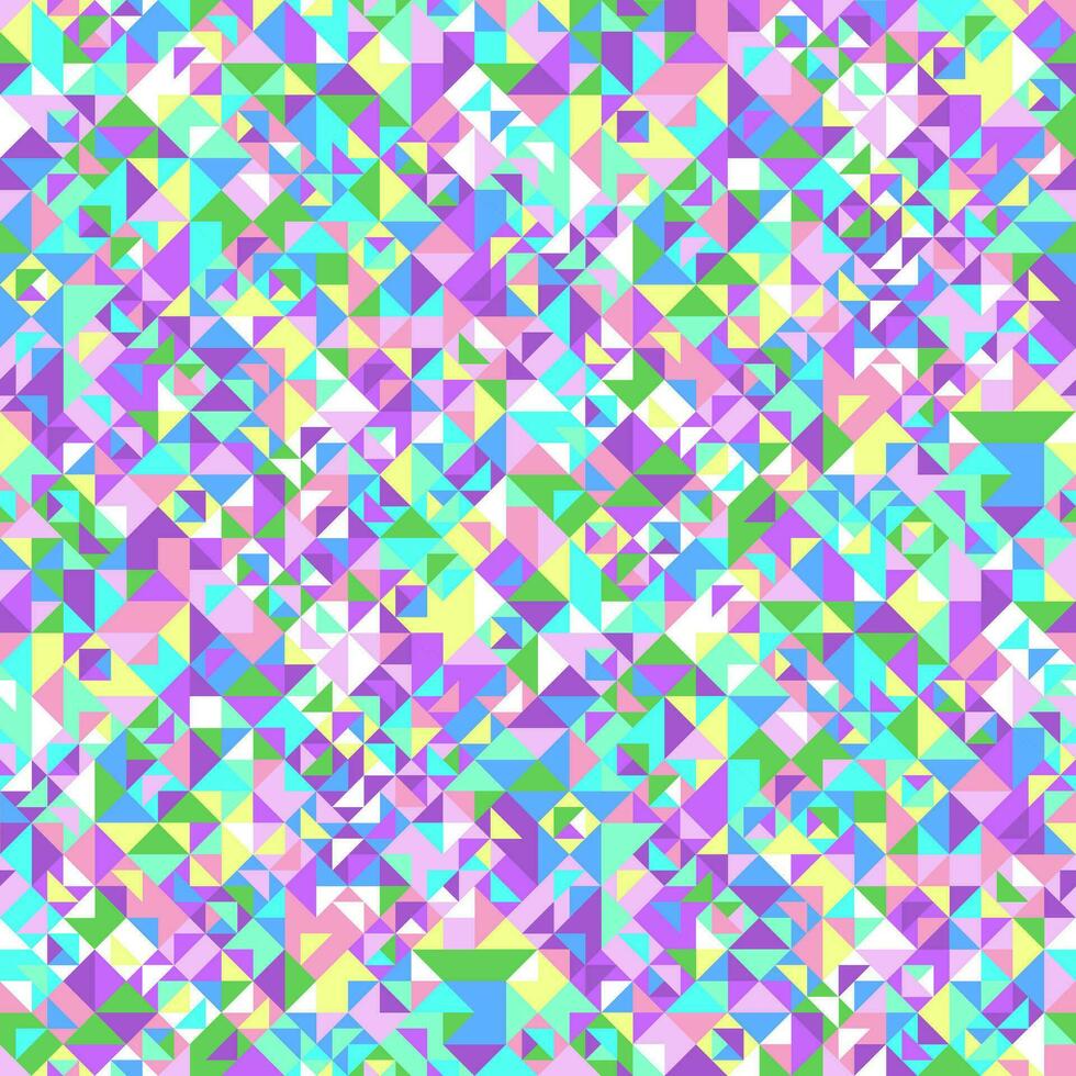 Seamless Geometrical Triangular Mosaic Pattern Background Design Abstract Vector Illustration