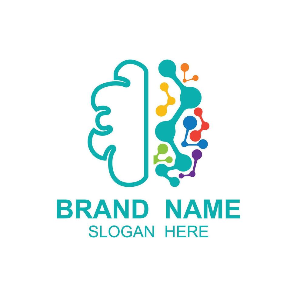 Brain Logo design vector template 36357996 Vector Art at Vecteezy