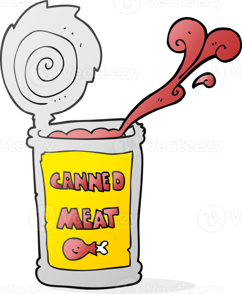 cartoon canned meat 36358751 PNG