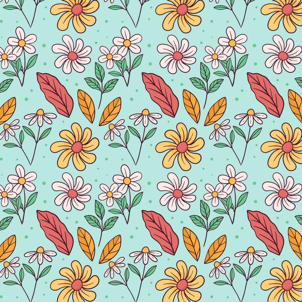 hand drawn vector spring pattern illustration design 36361494 Vector ...