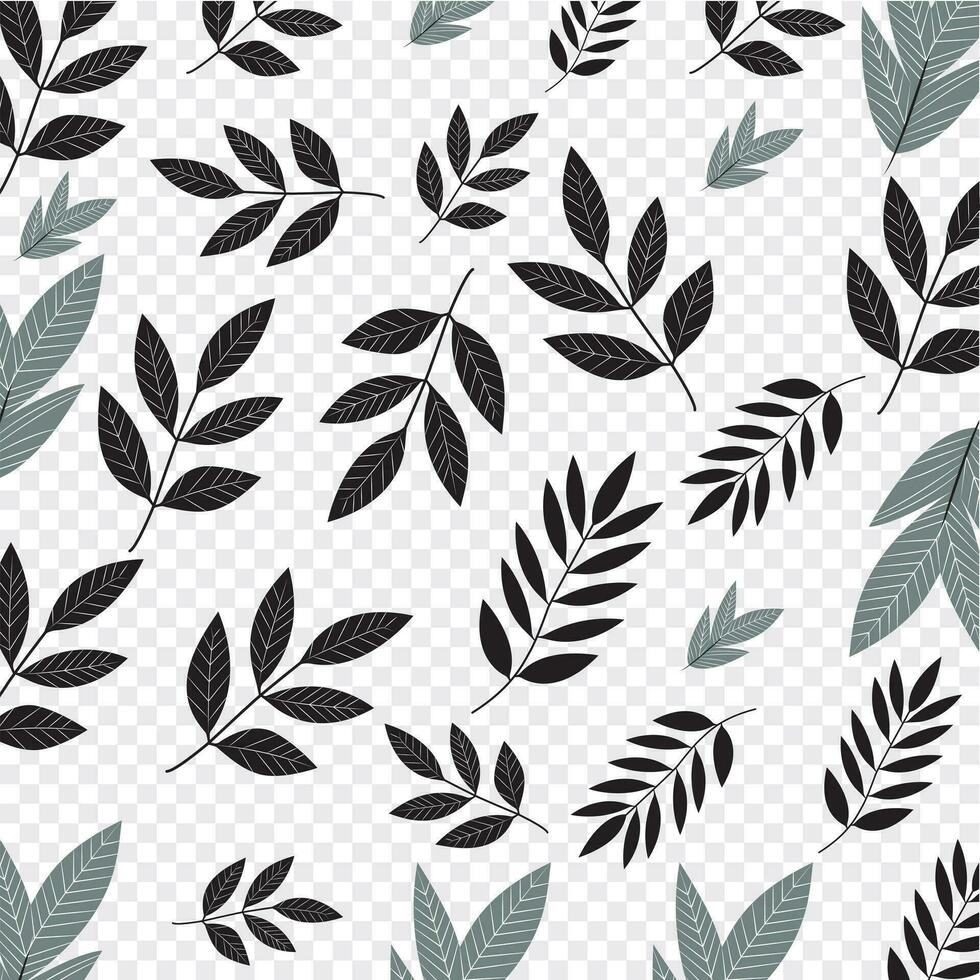 Leaves Pattern Background 36364449 Vector Art at Vecteezy
