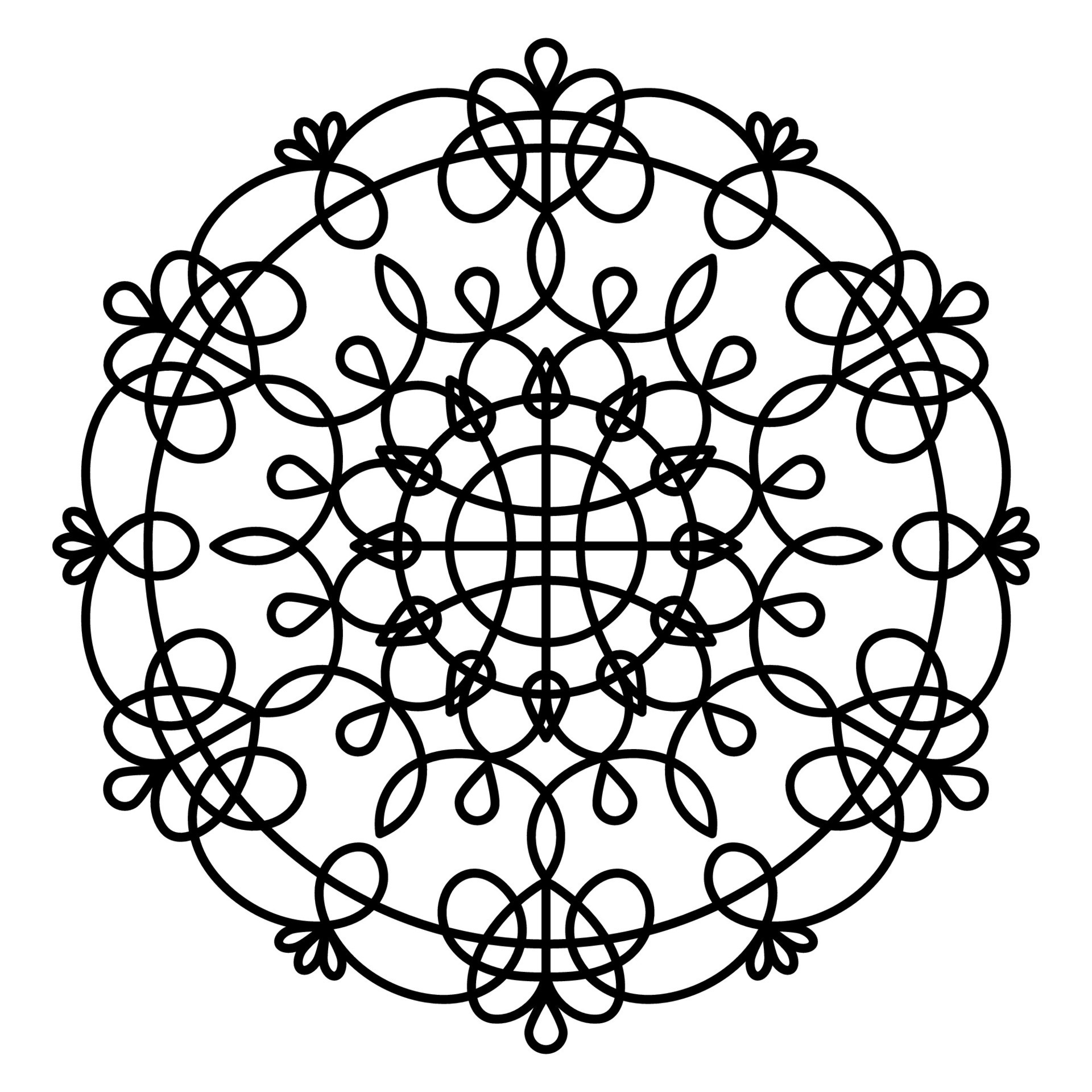 Round Abstract Linear Pattern 36368607 Vector Art at Vecteezy