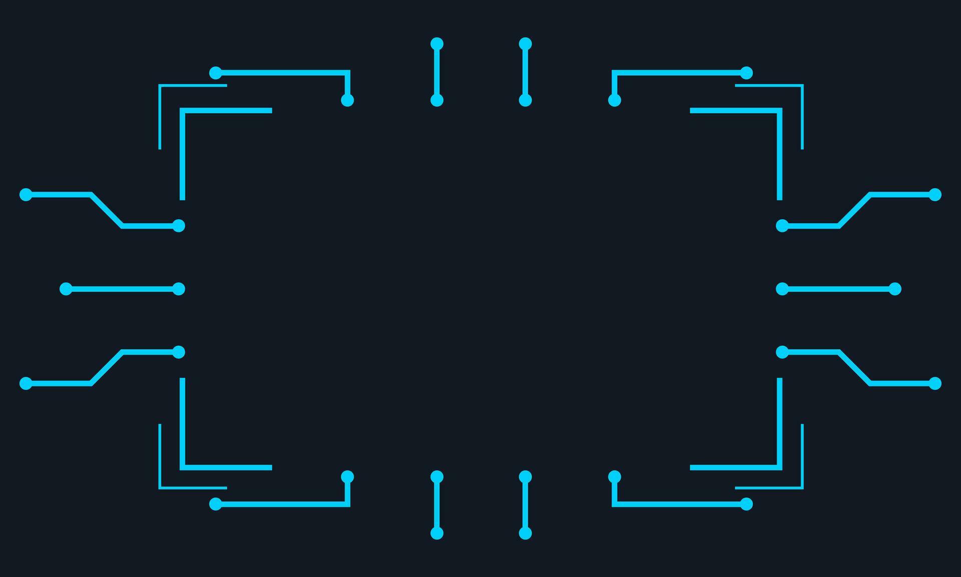 Futuristic interface ui elements. Holographic hud user interface ...