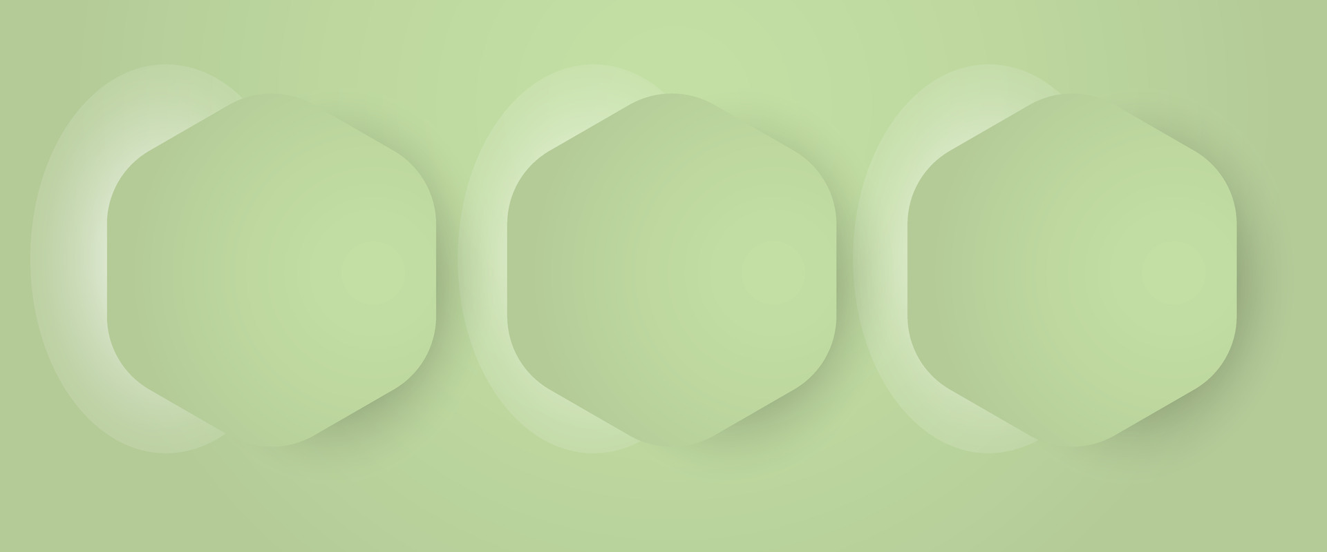 Group Of Three Abstract Polygons Shapes Backdrop For Cosmetic Product Collection Of 3 Uxury