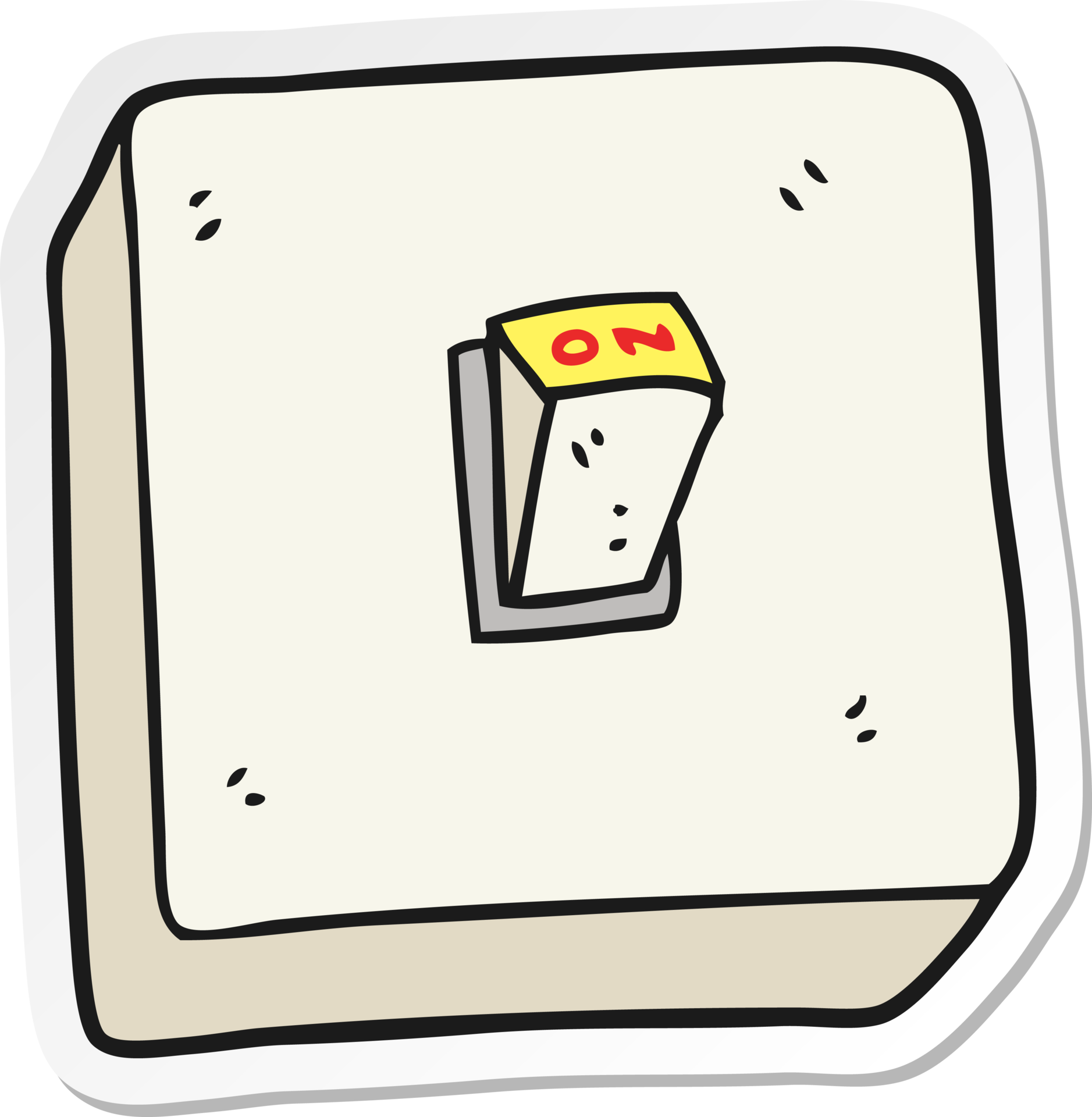 sticker of a cartoon light switch 36378713 PNG sticker of a cartoon light switch 36378713 PNG