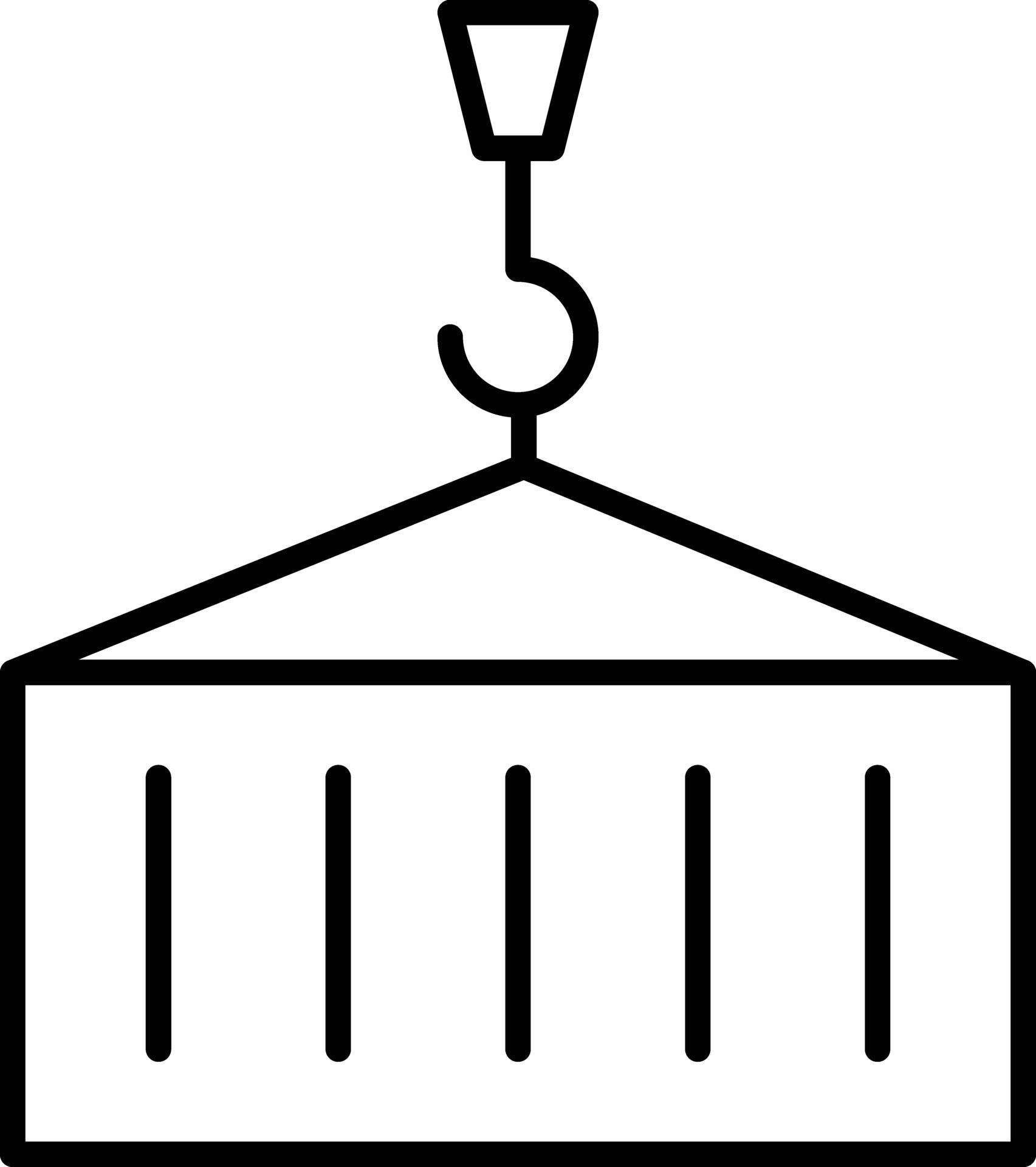 Container Shipping Outline Vector Illustration Icon 36382325 Vector Art At Vecteezy