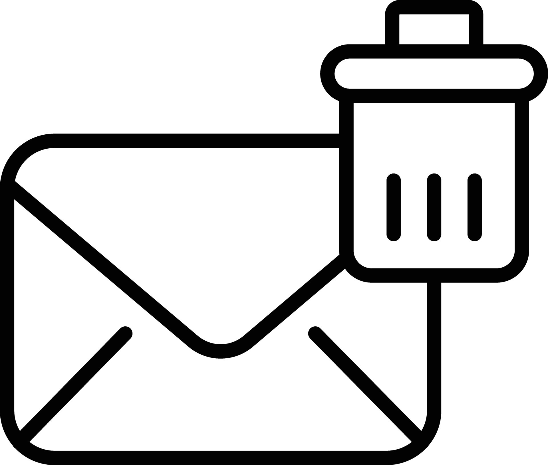 Trash messages Outline vector illustration icon 36382357 Vector Art at ... Trash messages Outline vector illustration icon 36382357 Vector Art at ...