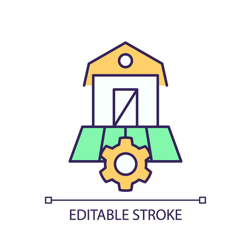2D editable resource constraints icon representing agricultural ... 2D editable resource constraints icon representing agricultural ...