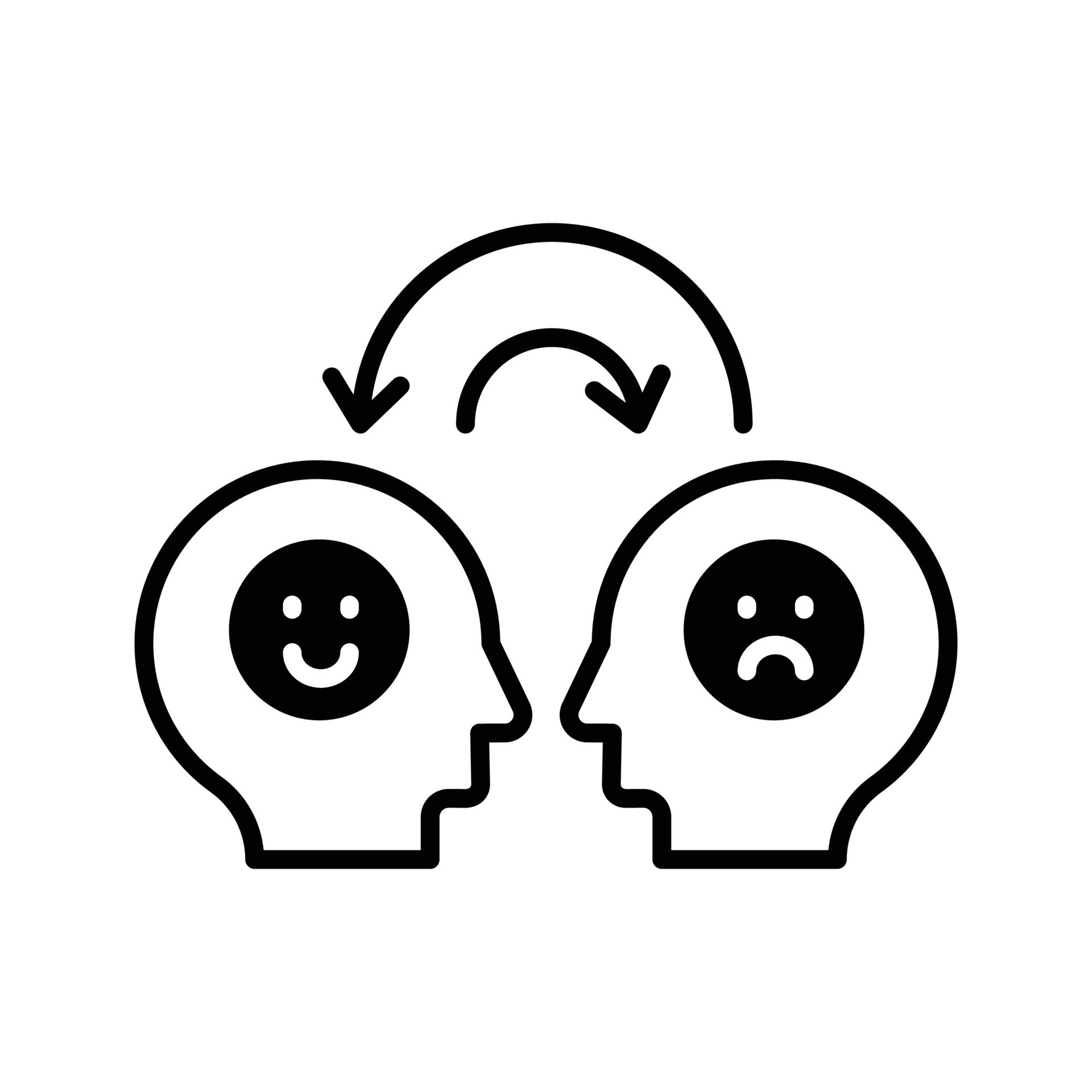 Sharing emotions icon. black fill icon 36386858 Vector Art at Vecteezy