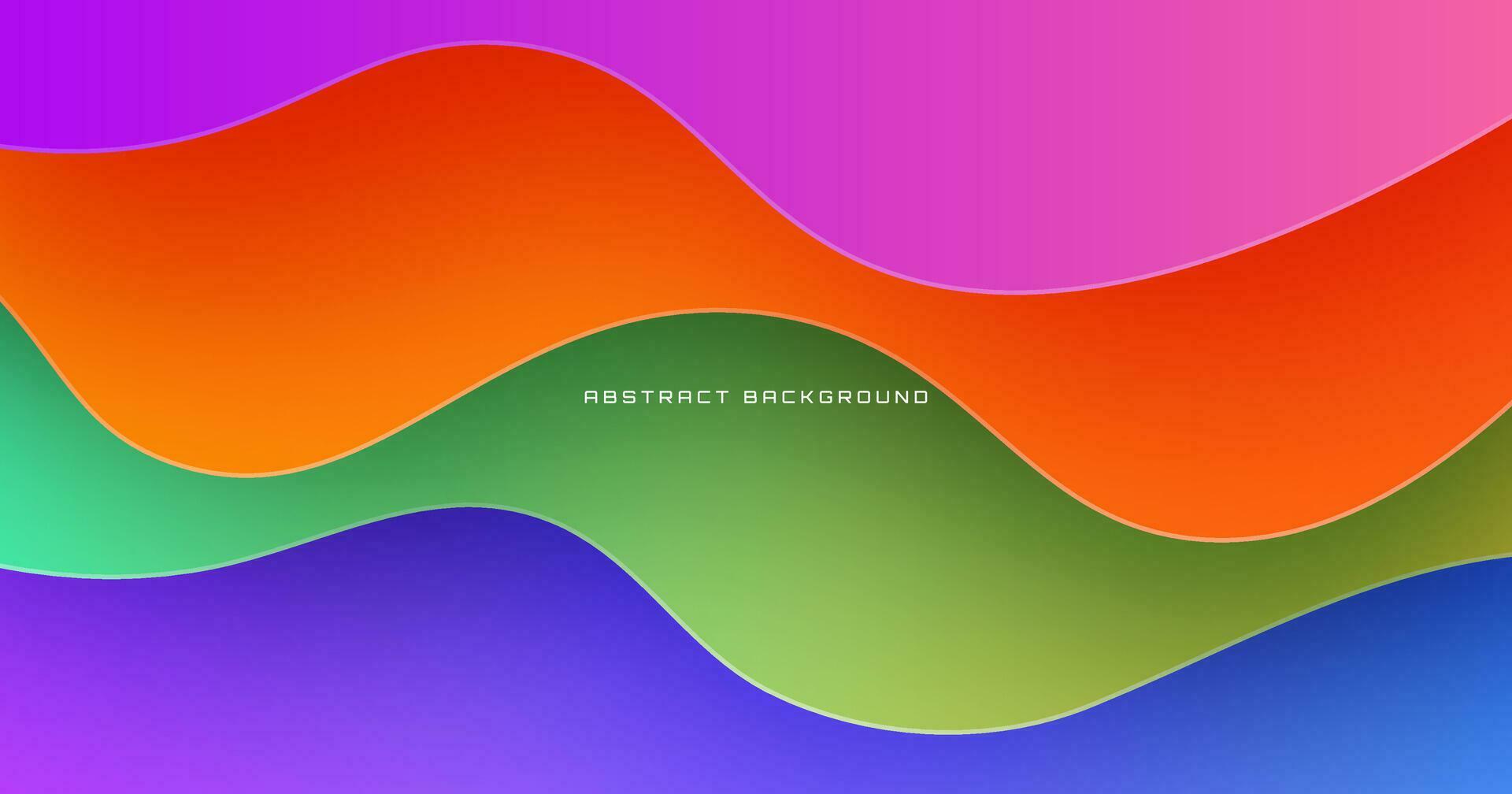 3d Colorful Geometric Abstract Background Overlap Layer On Bright Space