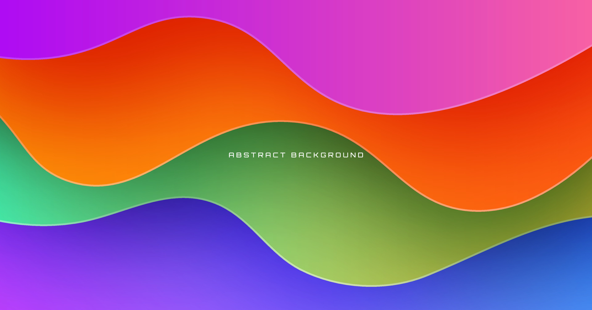 3d Colorful Geometric Abstract Background Overlap Layer On Bright Space With Waves Decoration