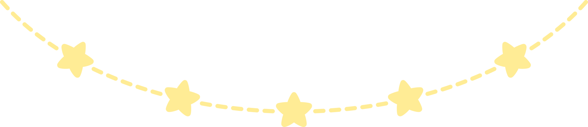 Cute pastel yellow star shape border. Flat design illustration. 36392325 PNG