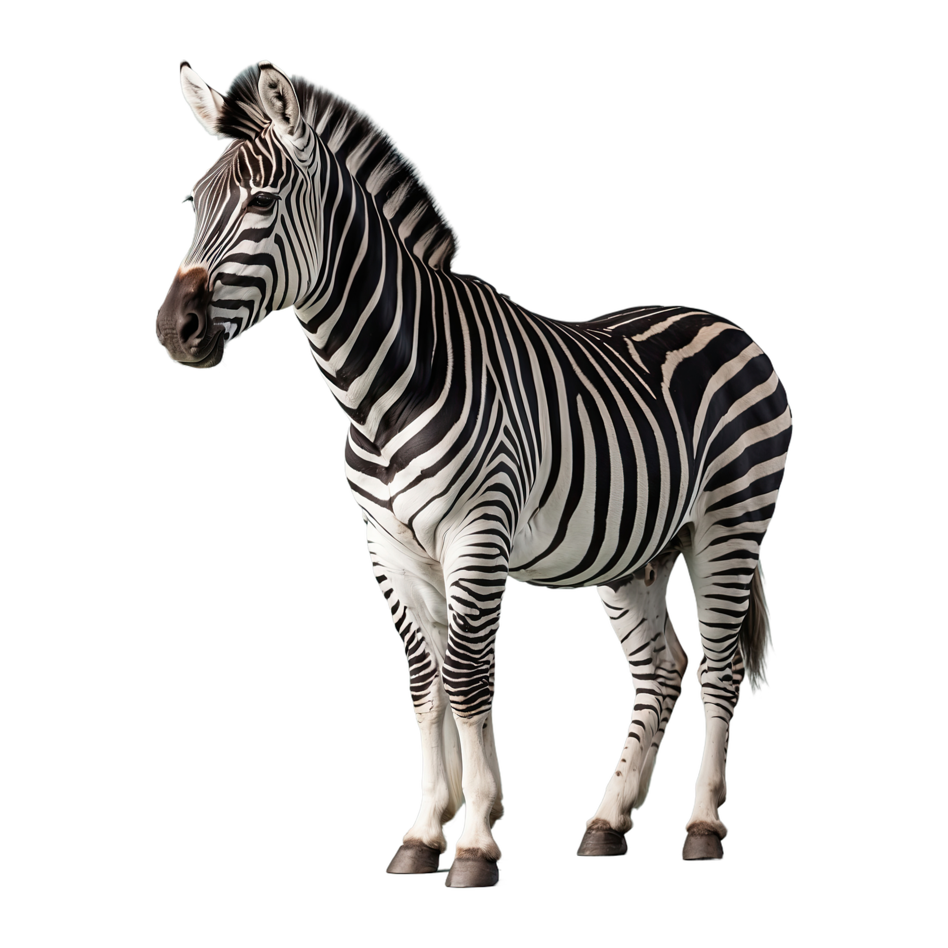 AI generated Zebra isolated on transparent background 36398008 PNG