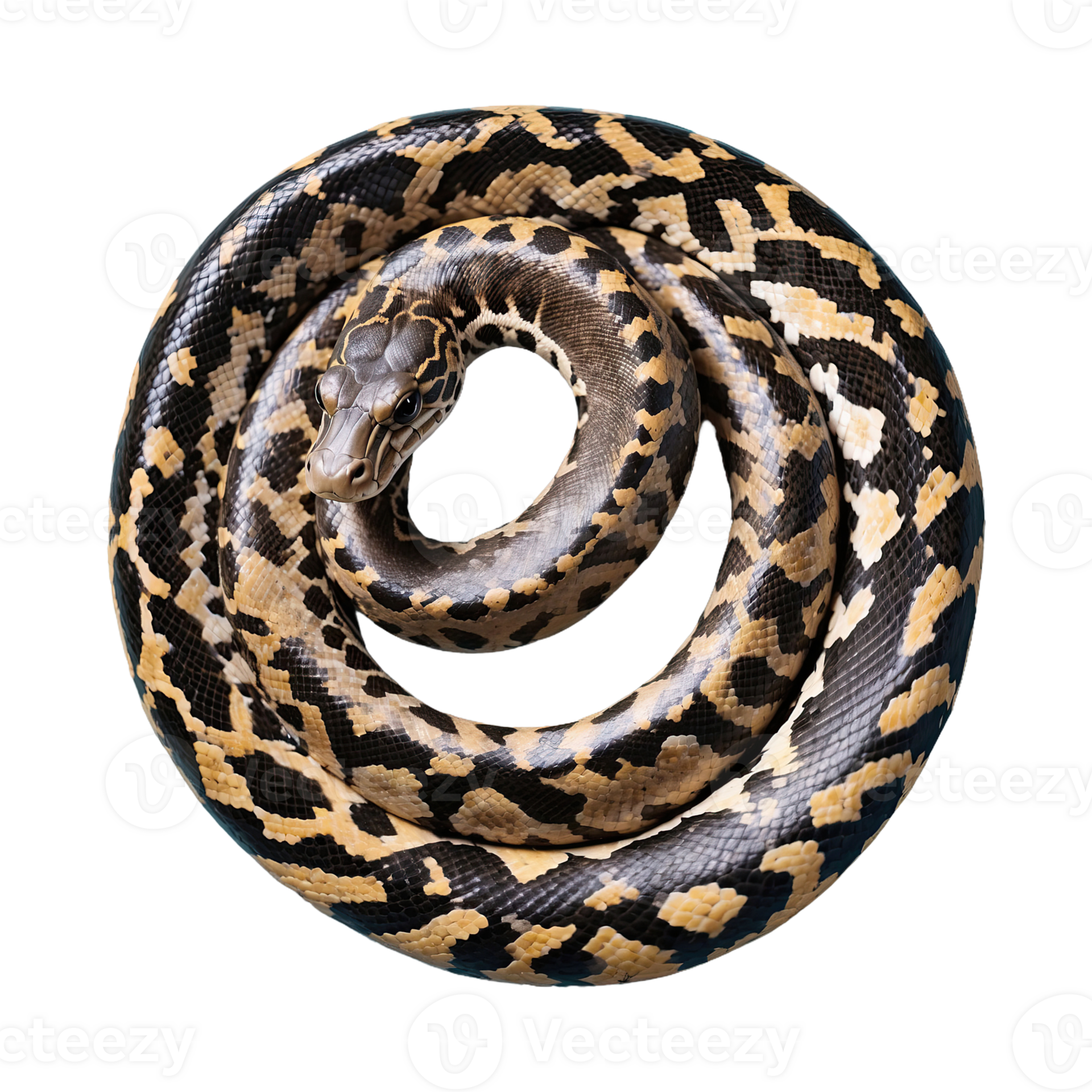 AI generated Python isolated on transparent background 36398055 PNG