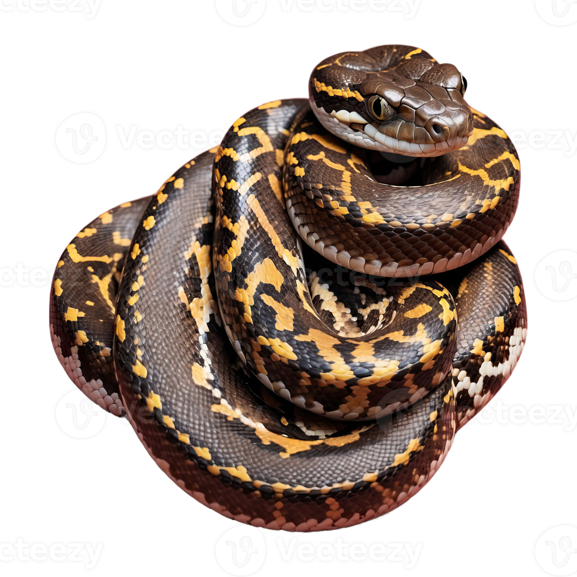 AI generated Python isolated on transparent background 36398222 PNG