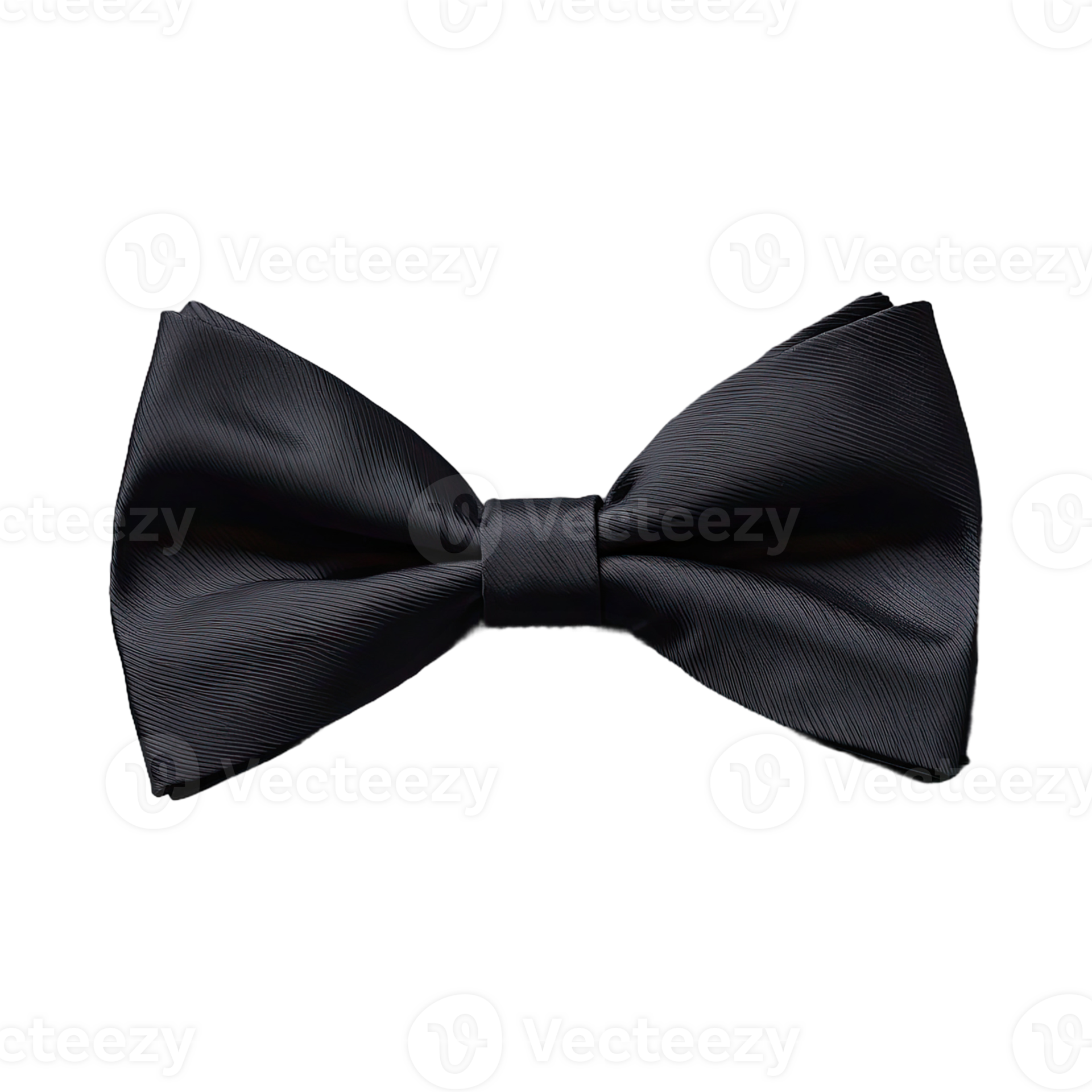 AI generated Classic Black Bow Tie isolated on transparent background ...