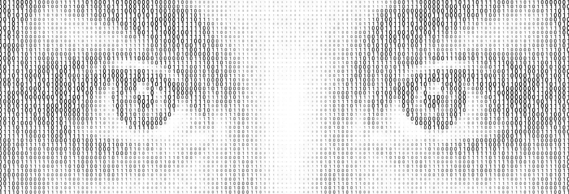 Halftone Letter Binary Code Pattern Forming A Pair Of Eyes 36399220 Vector Art At Vecteezy