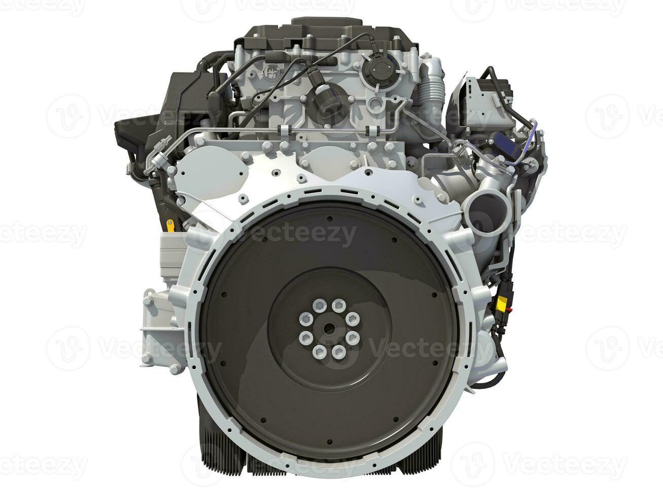 Car Engine 3D rendering on white background 36400004 Stock Photo at ...